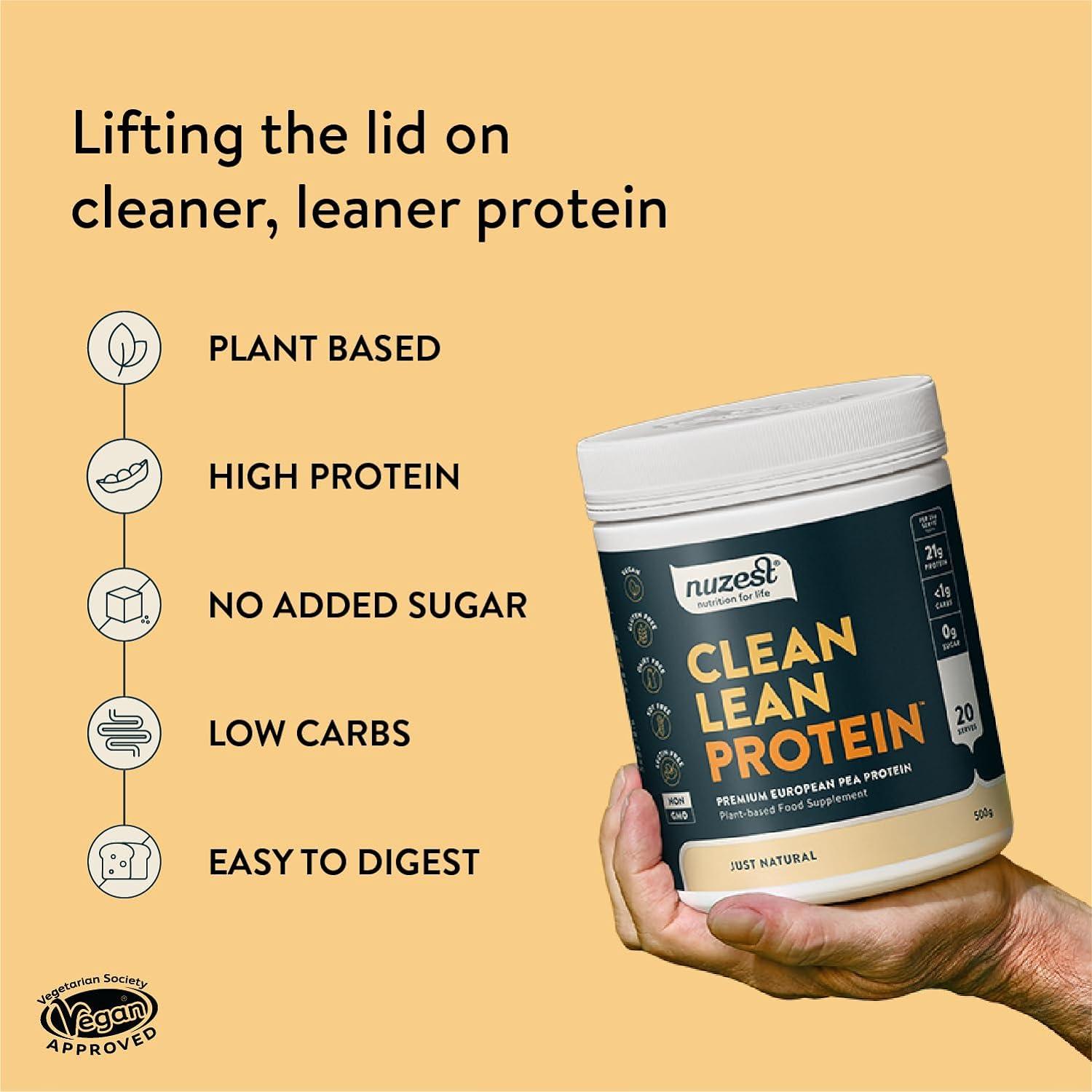 Buy Clean Lean Protein 500g - Just Natural | Premium Quality ...