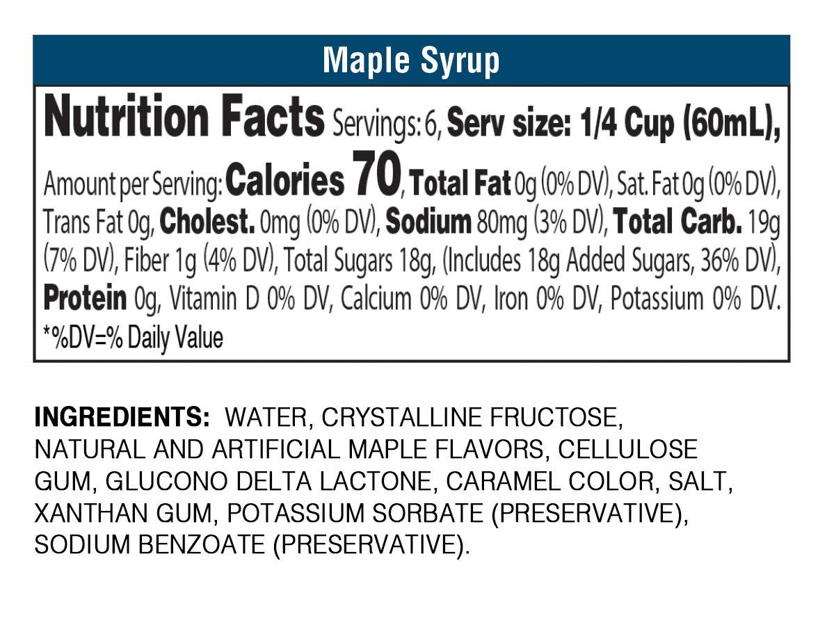 Fifty 50 Original Maple Syrup - 12 fl oz (355 ml) | Authentic Flavor ...