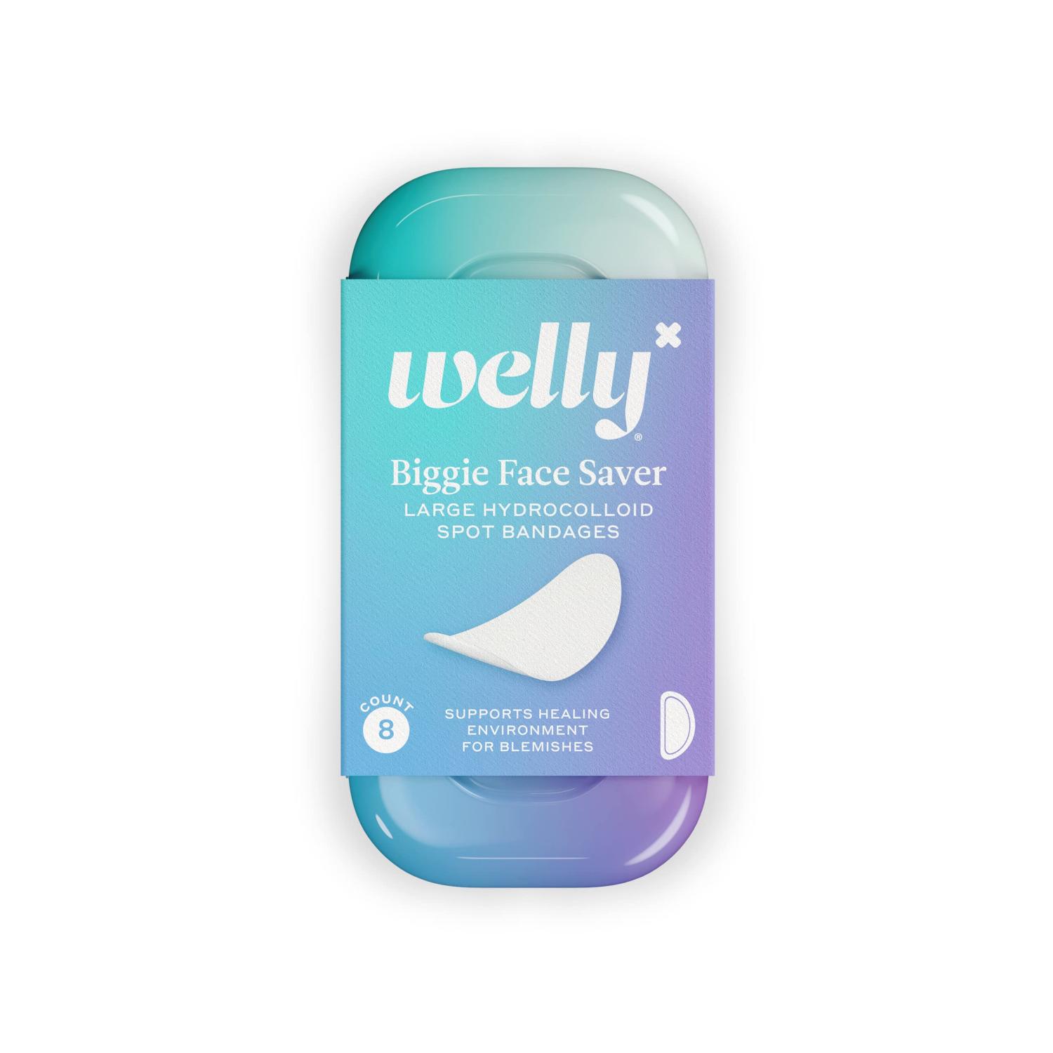 Welly Biggie Face Savers Hydrocolloid Adhesive Bandages - Large Spot ...
