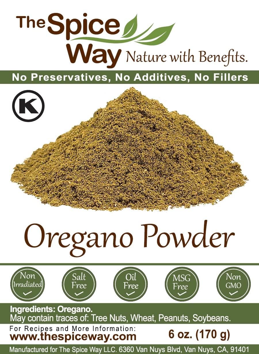 The Spice Way Oregano Ground - 6 oz | Dried Herb Leaves Powder | Buy ...