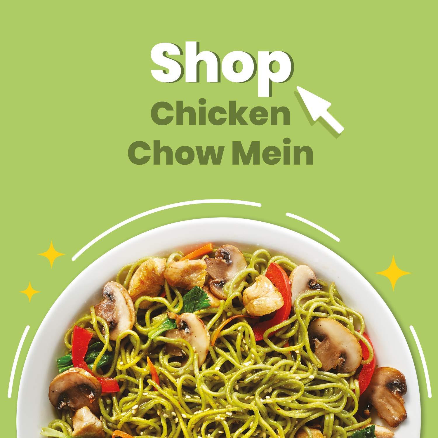 Lemonilo Chicken Chow Mein Ramen - Healthy Instant Noodles with Spinach ...
