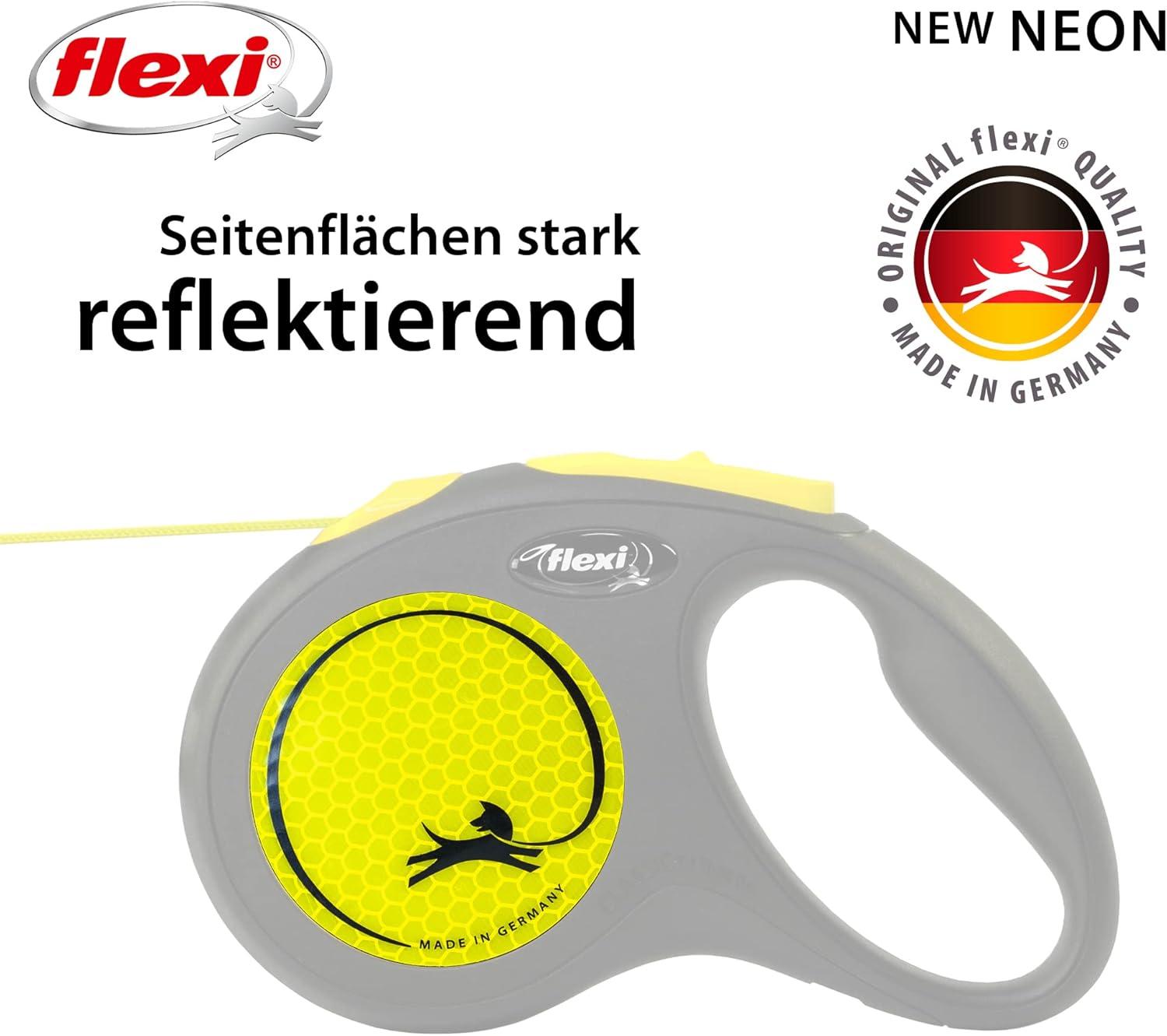 Buy Flexi Neon Reflective Cord 5m (12kg) - Black/Neon Yellow ...