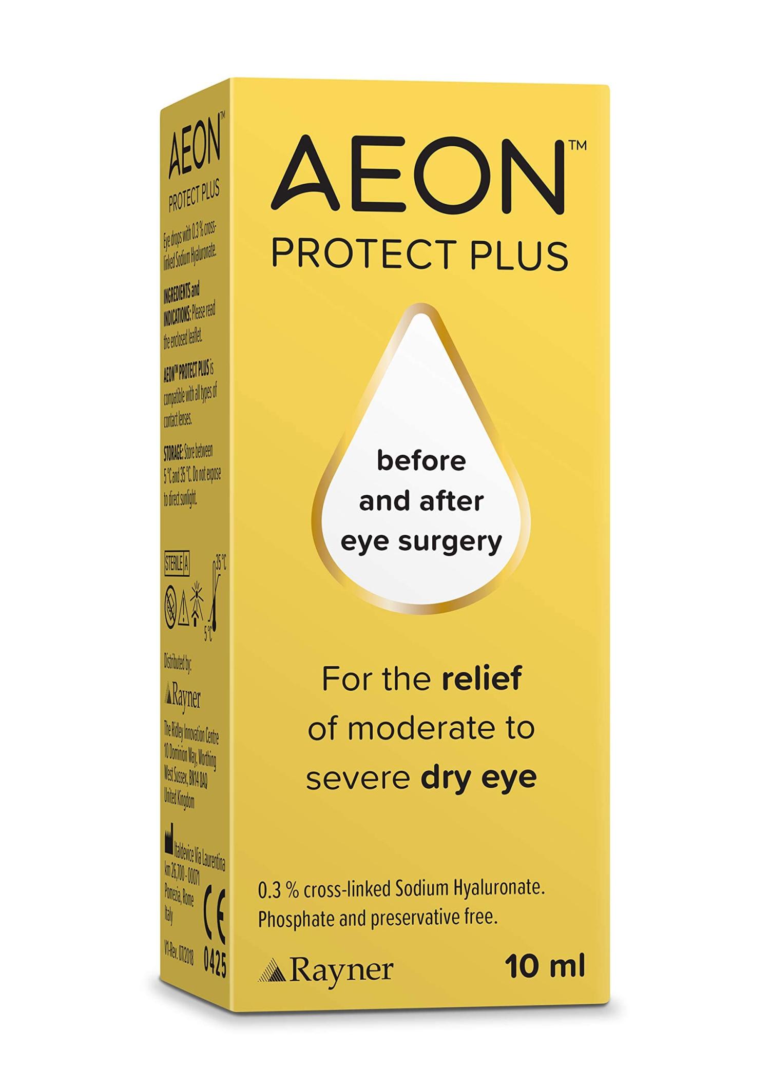 AEON Protect Plus Dry Eye Drops 10ml - For Moderate to Severe Dry Eye ...