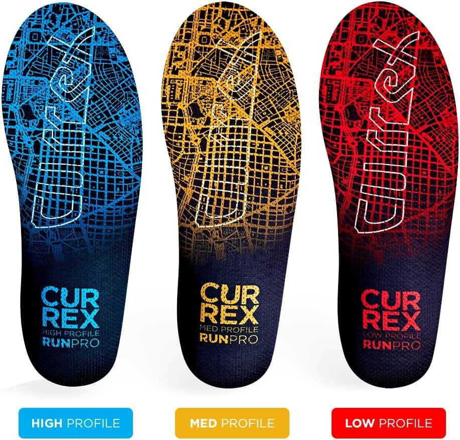 CURREX RunPRO Insole - Men, Women & Youth Medium Arch Support | Cushioned & Flexible | Ideal for ...