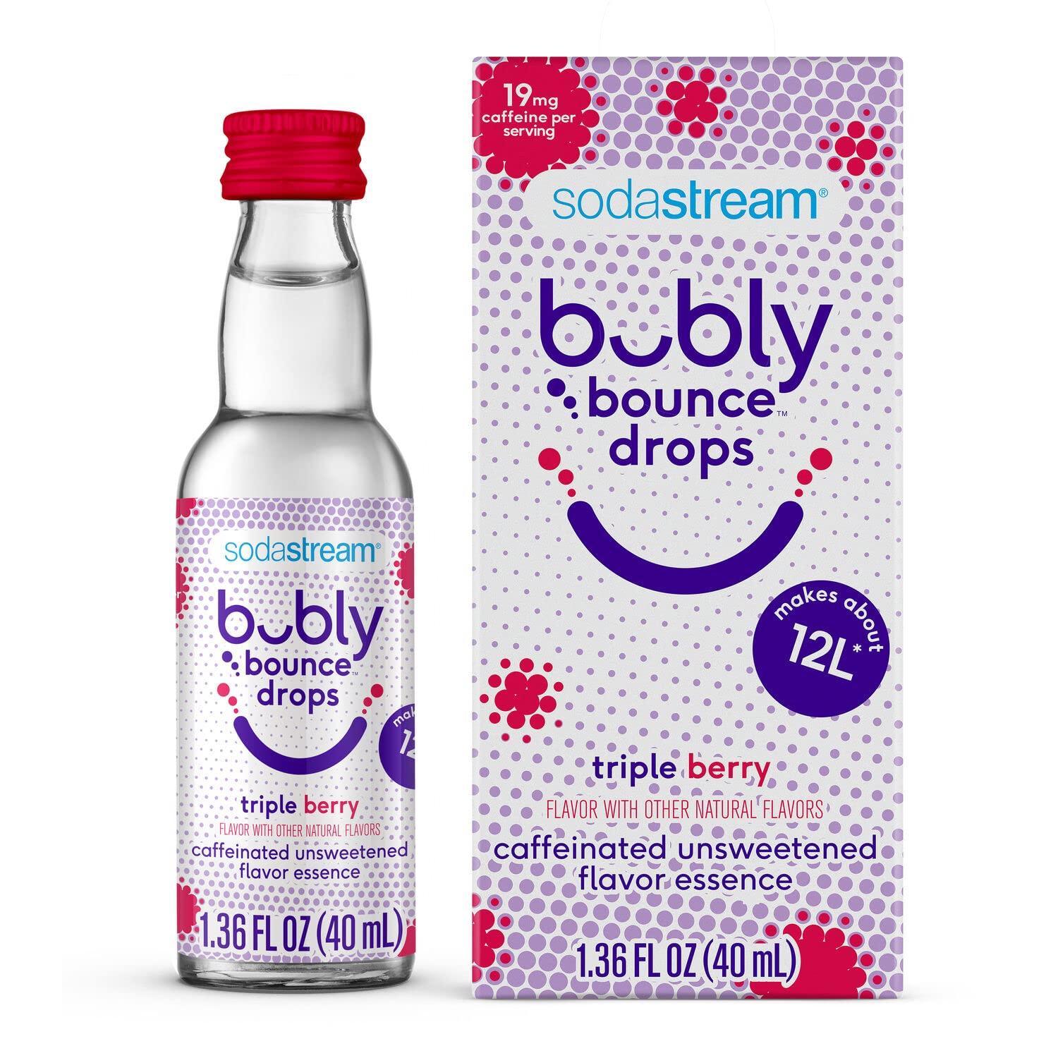 SodaStream bubly bounce Drops Triple Berry Flavor - Pack of 3 | Buy Now ...