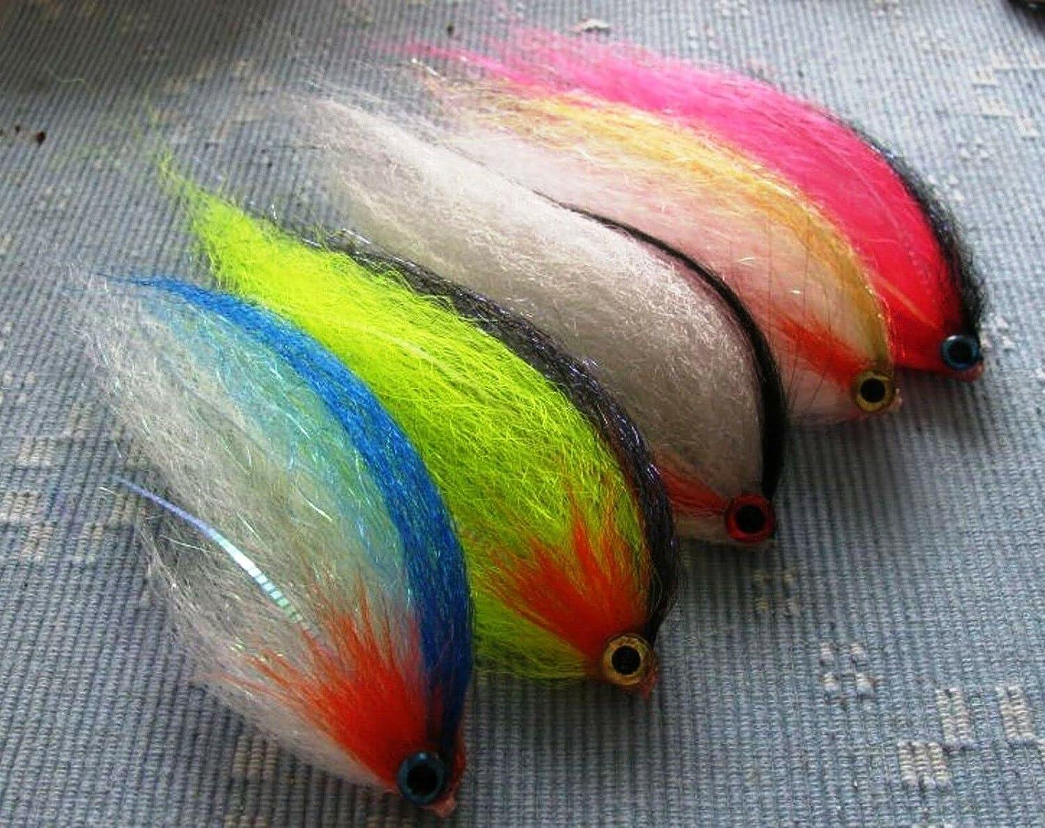 Riverruns UV Streamer Fiber Dubbing Brush & Flash Blend Micro Leg Combo ...