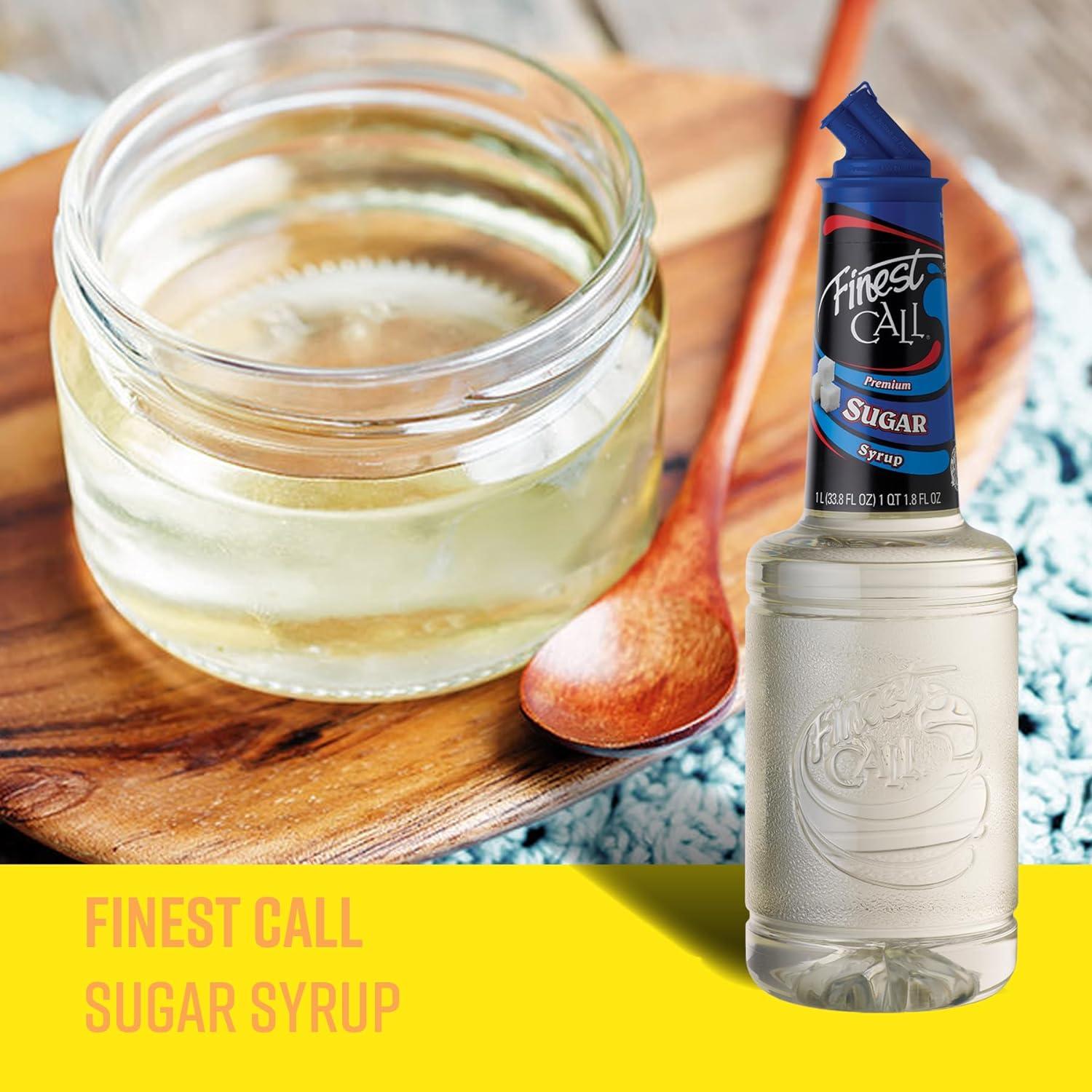 Finest Call Sugar Syrup 1 Litre - Premium Bar Essential for Home ...