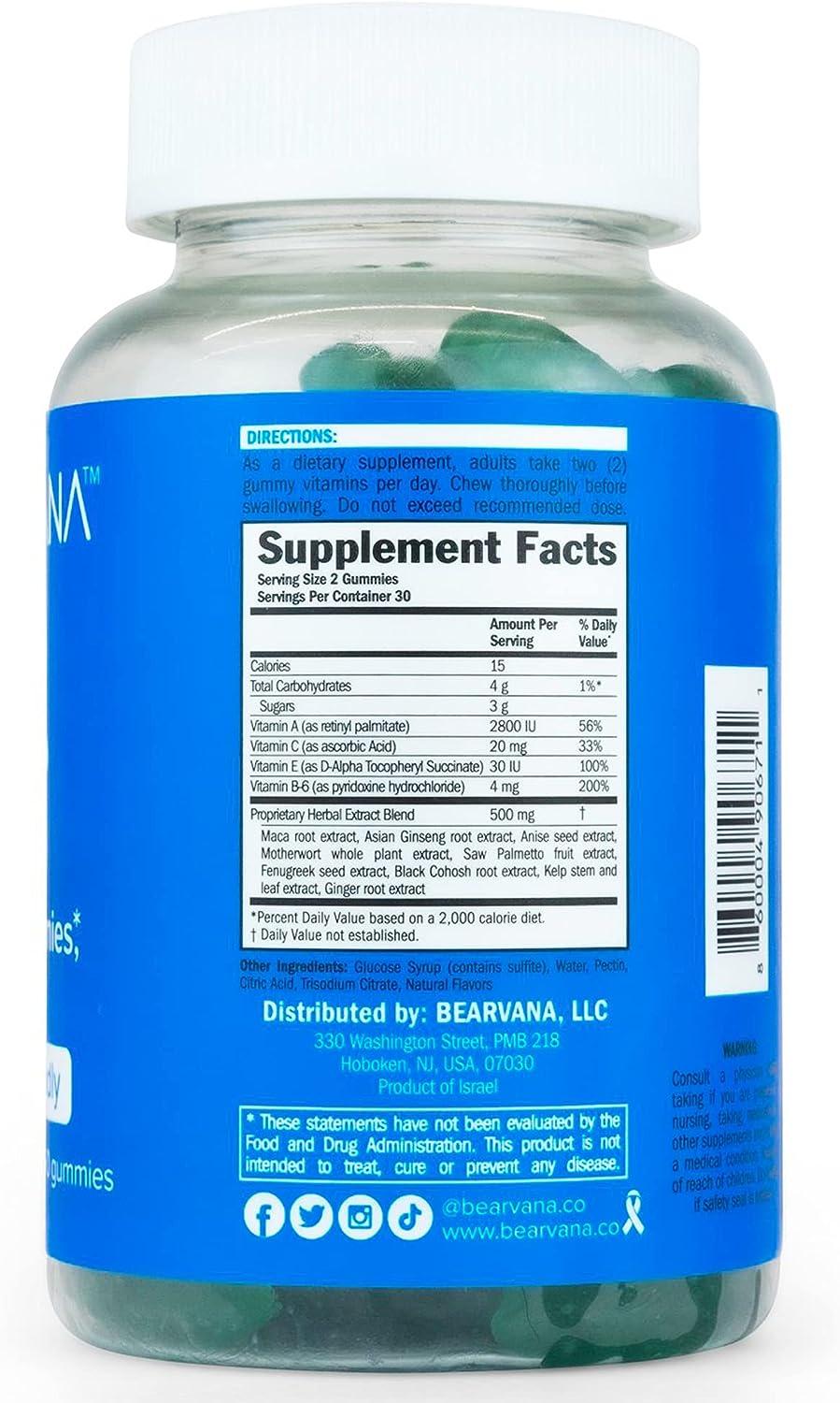 BEARVANA Booty Enhancing Gummy Supplement - Berry Flavored ...