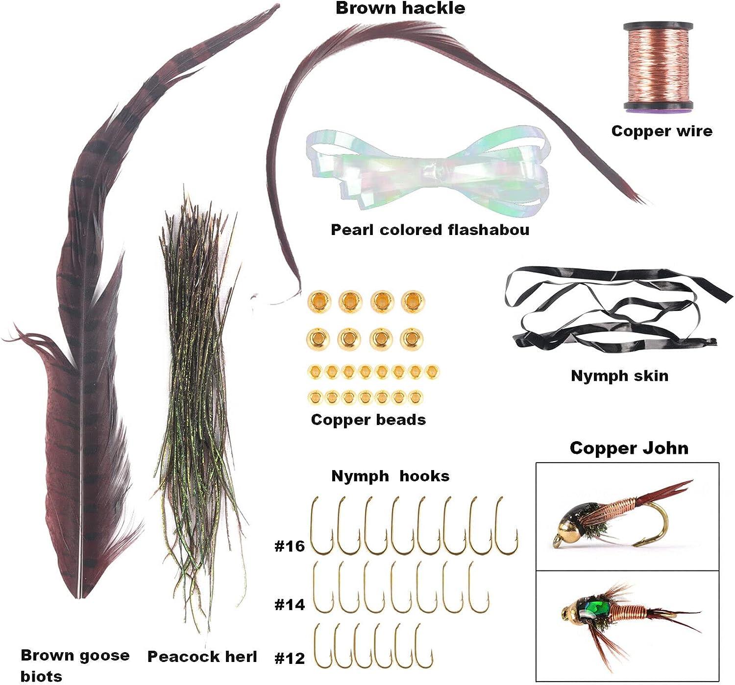 Maxcatch Fly Tying Kit with Vise, Tools, Hooks - Complete Materials for ...