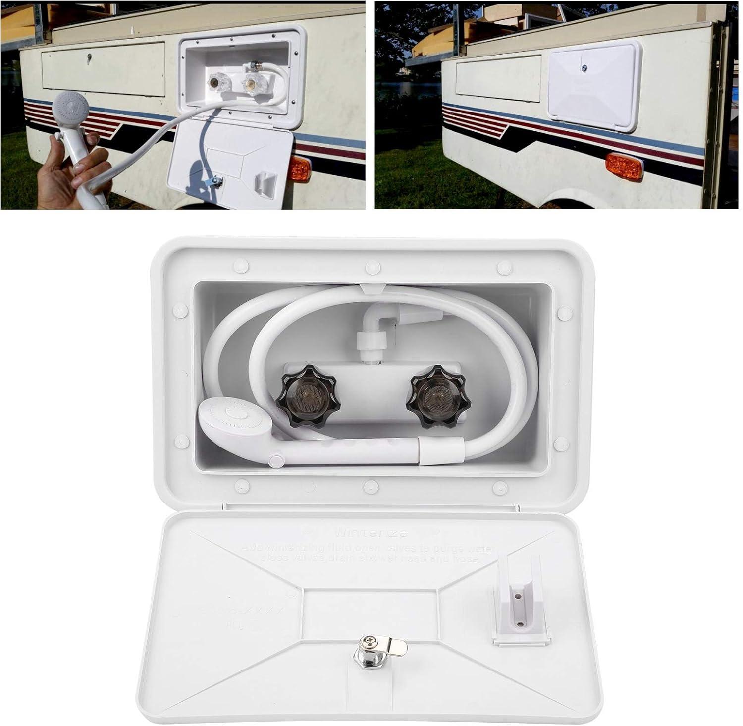RV Outdoor Water Tap - Space-Saving Multifunctional & Locking Water ...
