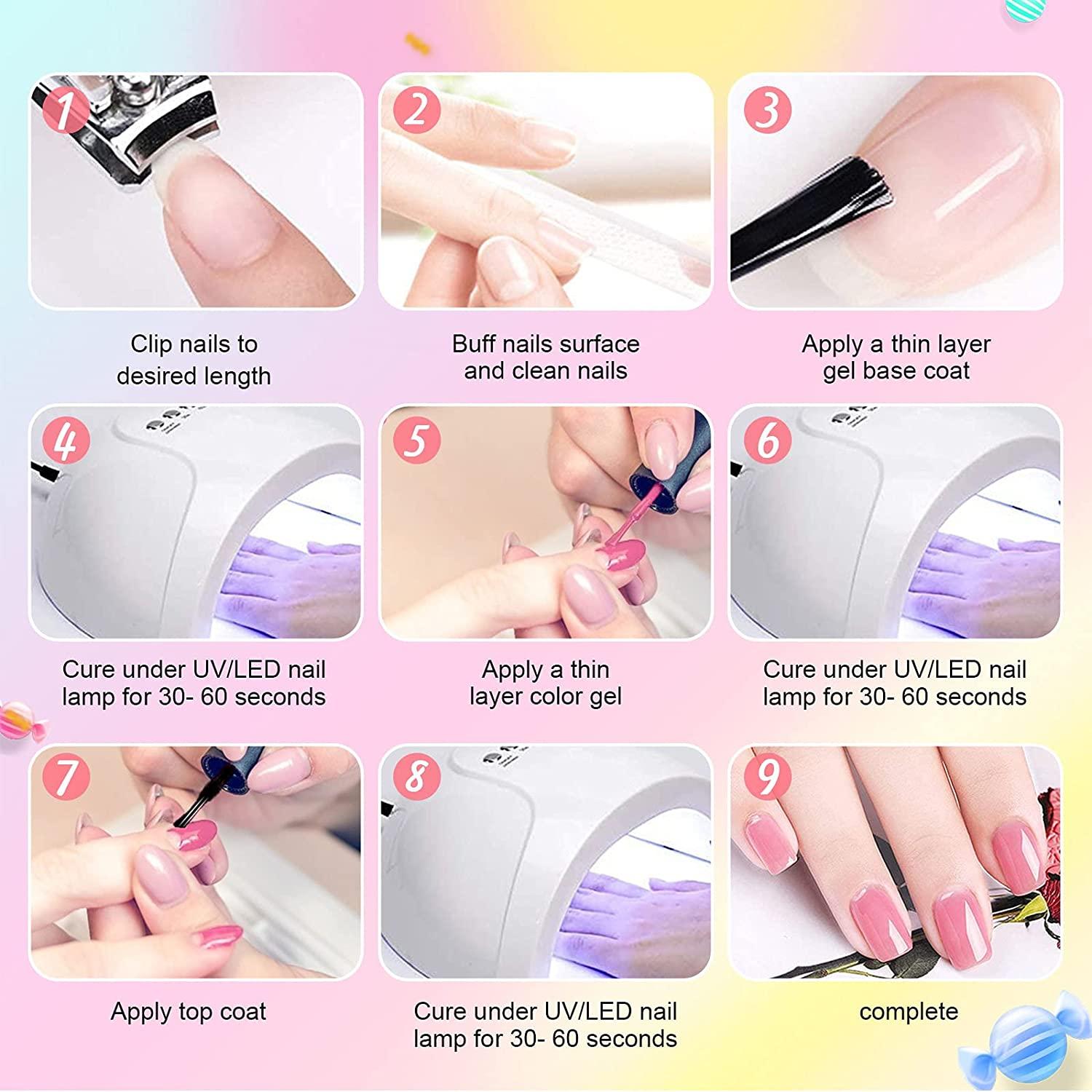 manicure set instructions