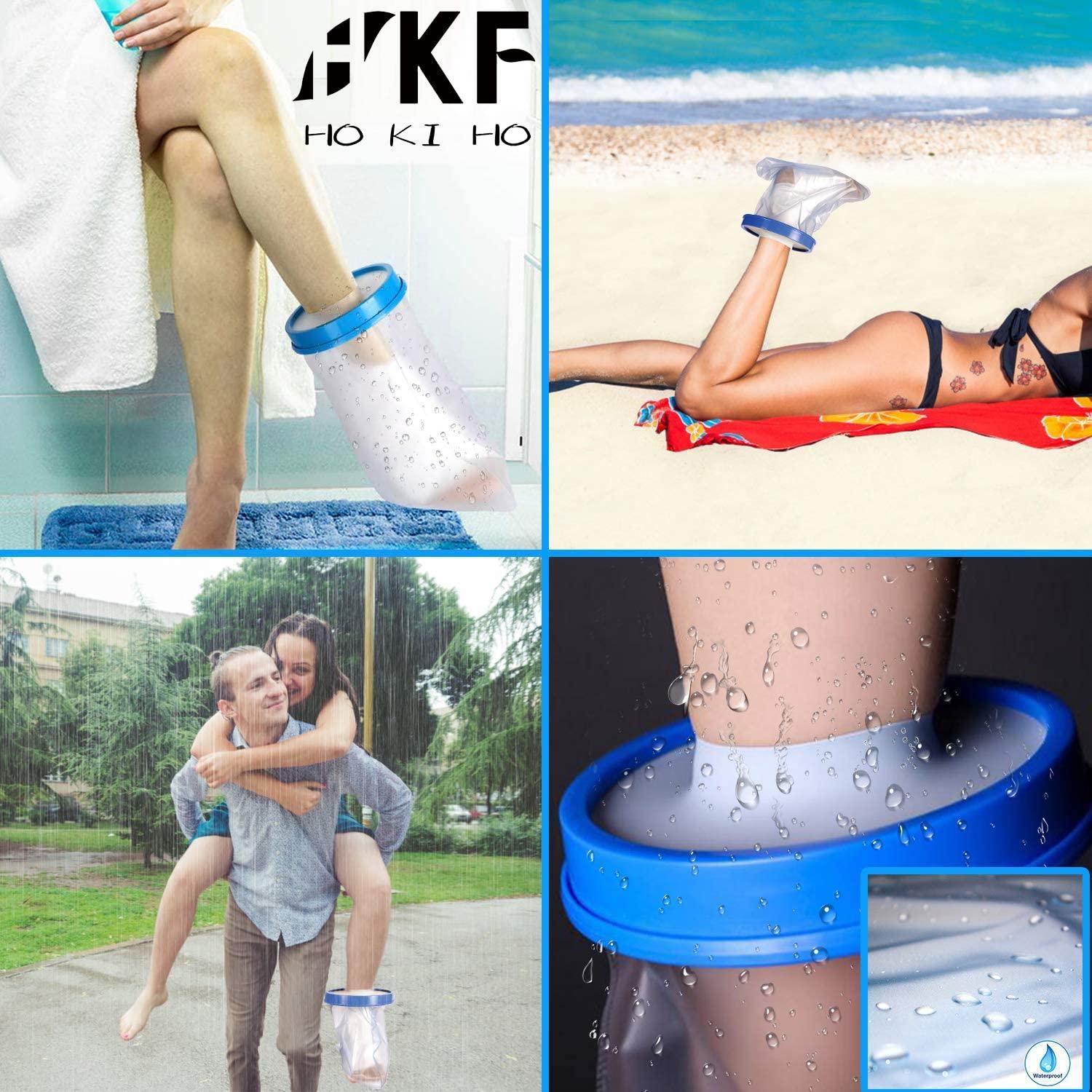 Waterproof Adult Foot & Ankle Cast Cover - Cast Protector for Shower & Bath - Keep Cast Dry ...