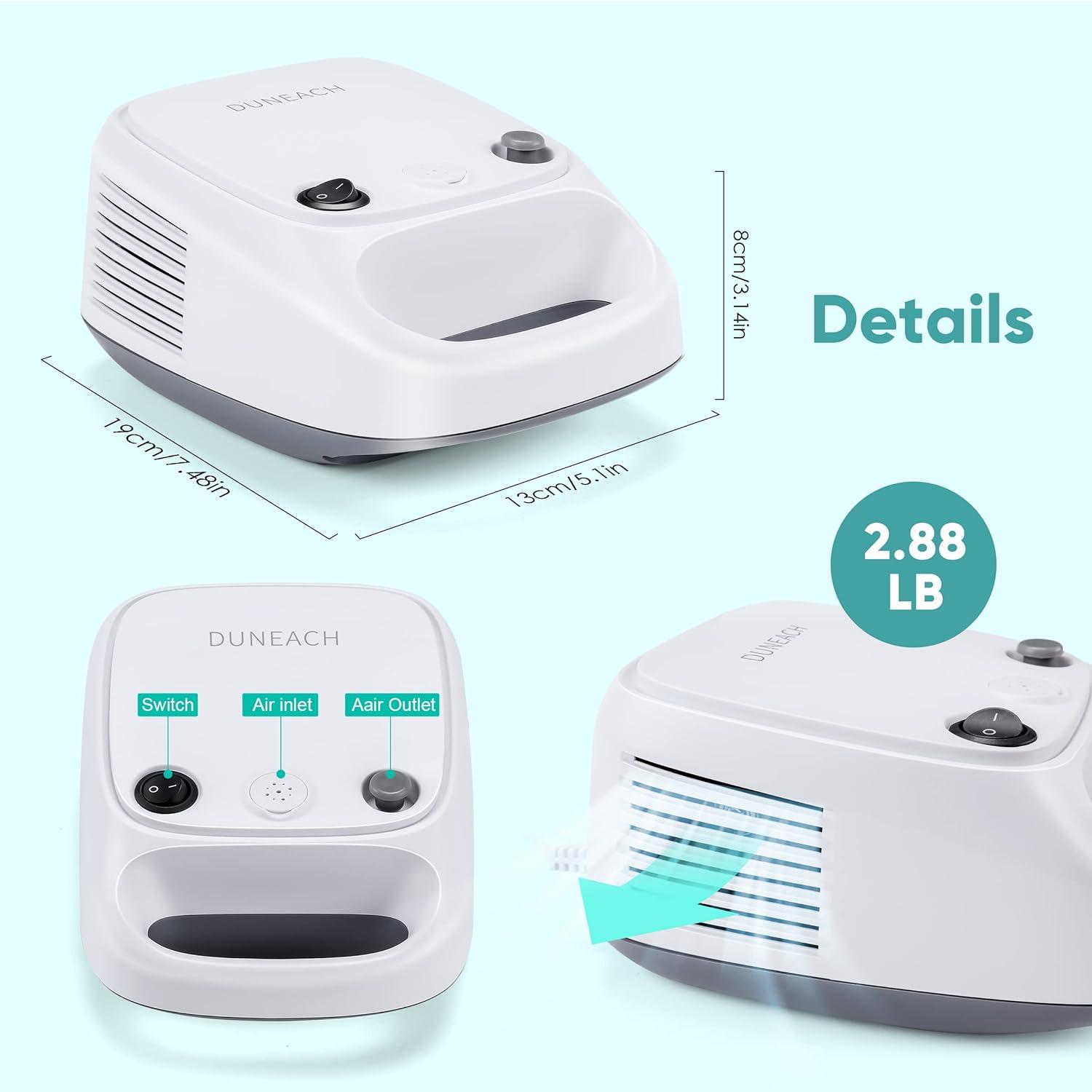 Desktop Compressor Nebulizer Machine for Adults and Kids - Home Use ...