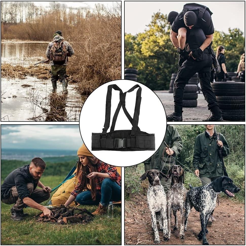 Dongker Tactical Battle Belt - Adjustable Airsoft Combat Duty Belt with ...