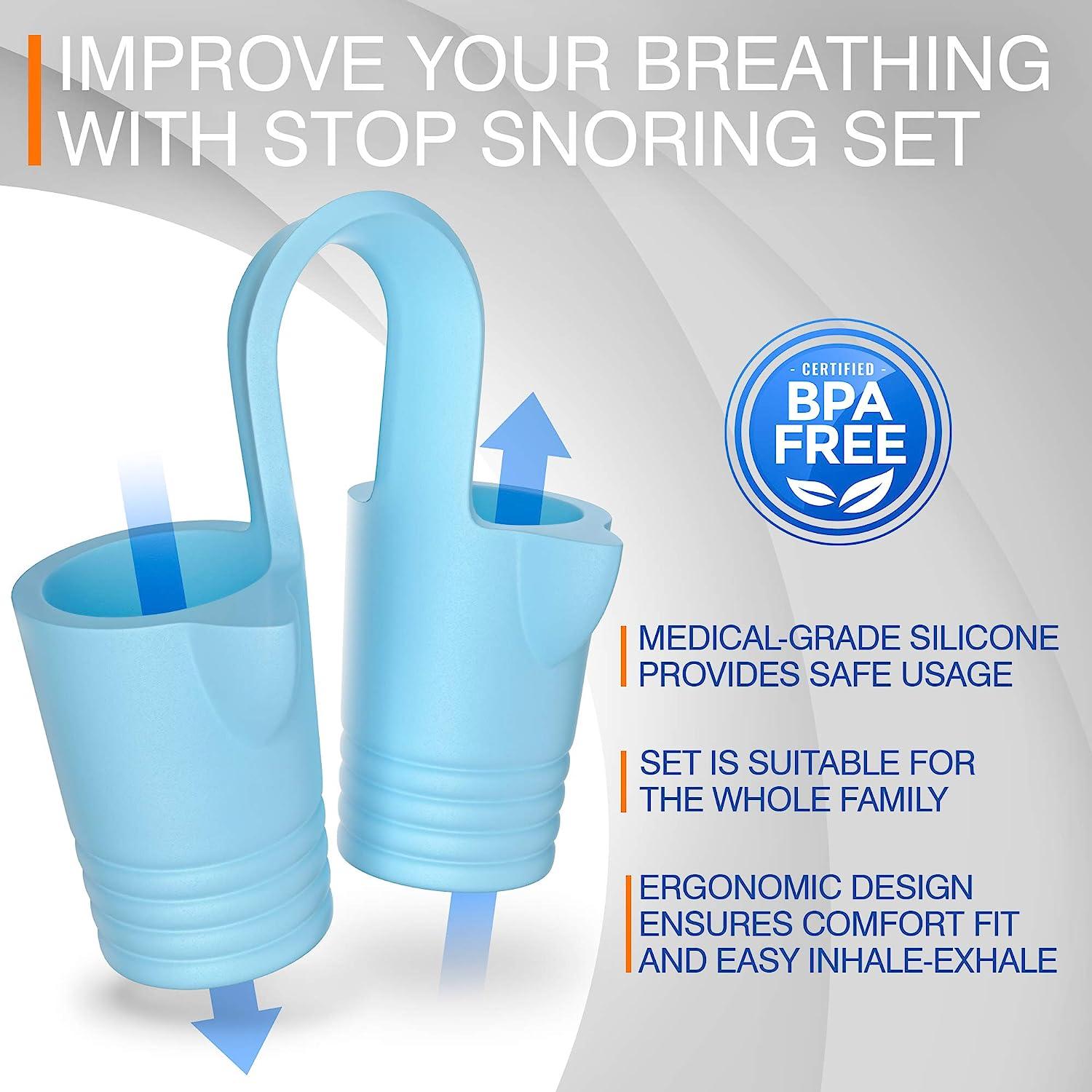 Set of Nose Vents - Effective Anti Snoring Solution & Nasal Dilators ...