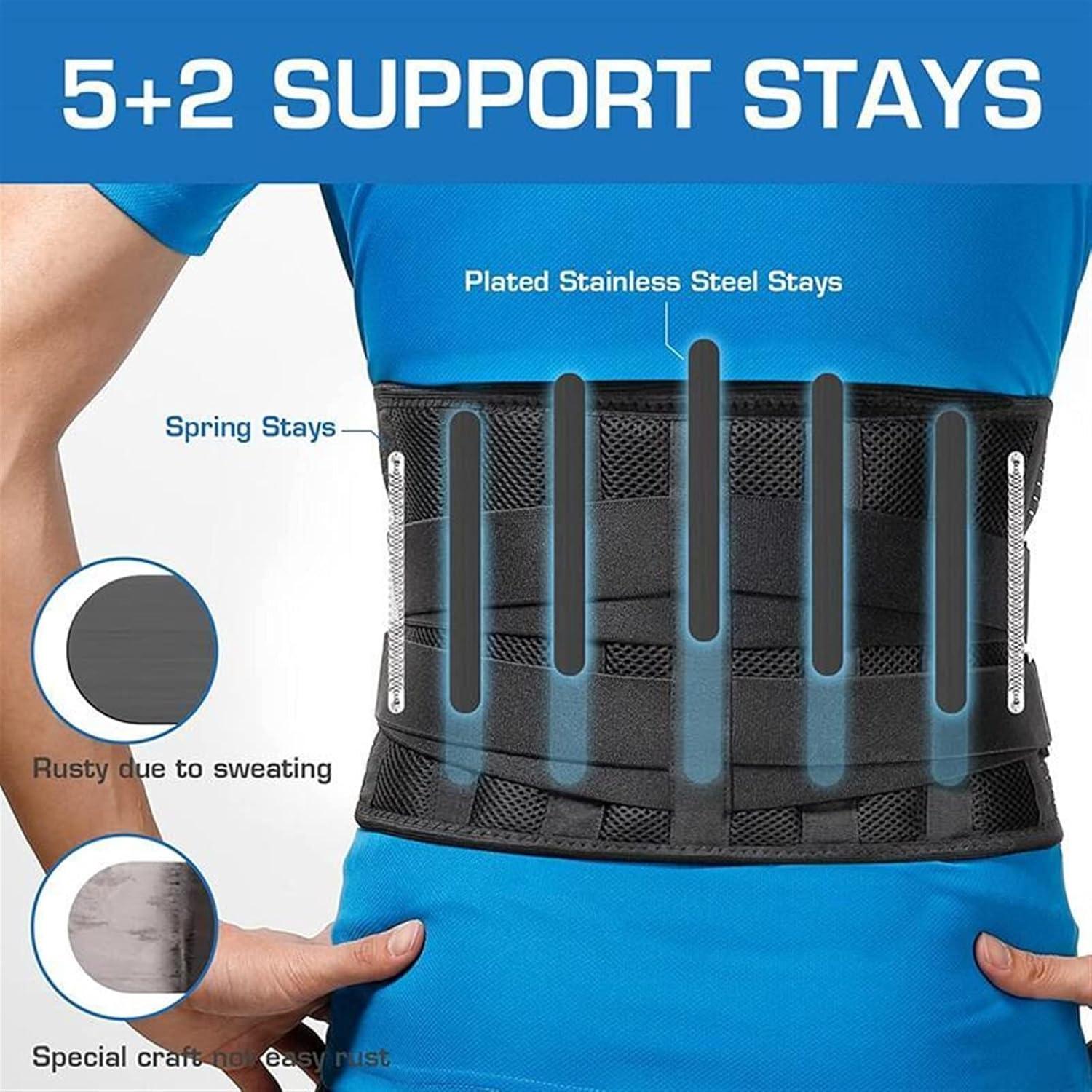 Removable Lumbar Pad Waist Belt - Pain-Relieving Backrest Support for ...