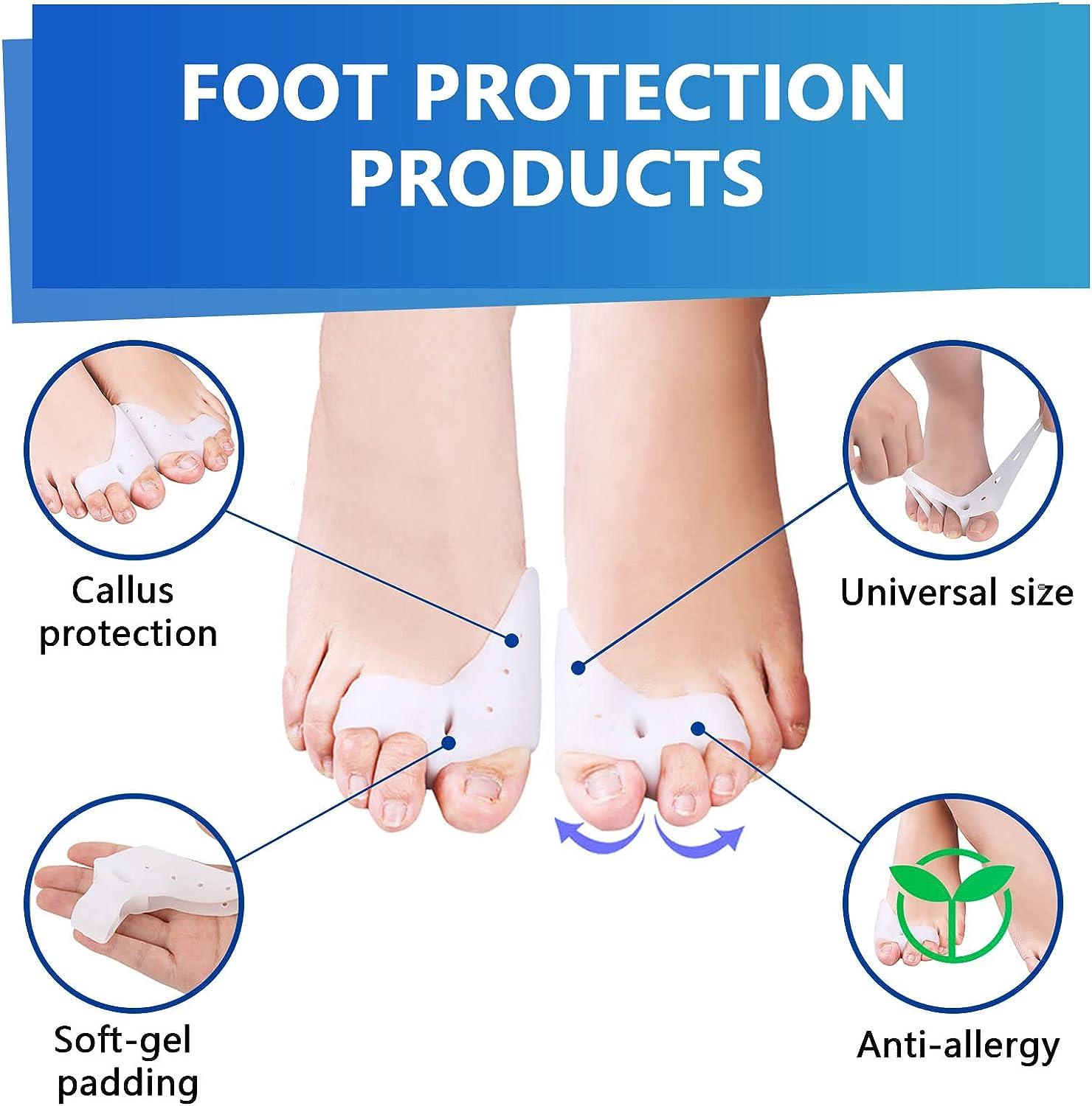 5-Hole Gel Toe Separator & 3-Hole Metatarsal Pillow - Blisters ...