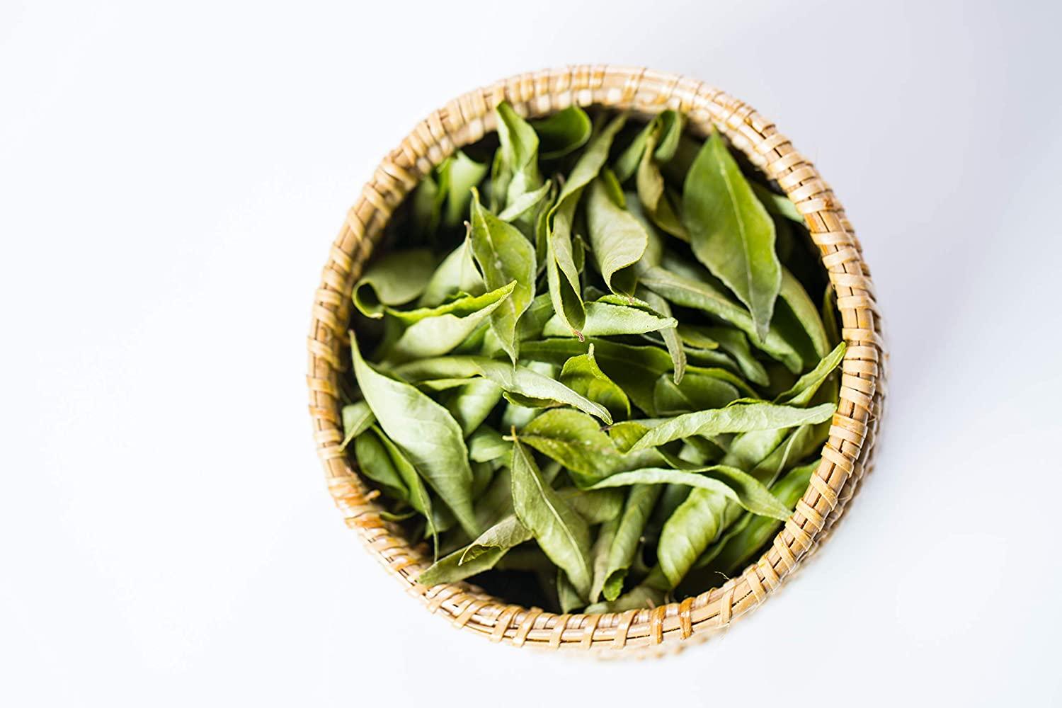 Dried Curry Leaves 0.7 Oz - Aromatic Whole Herb for Flavorful Dishes ...