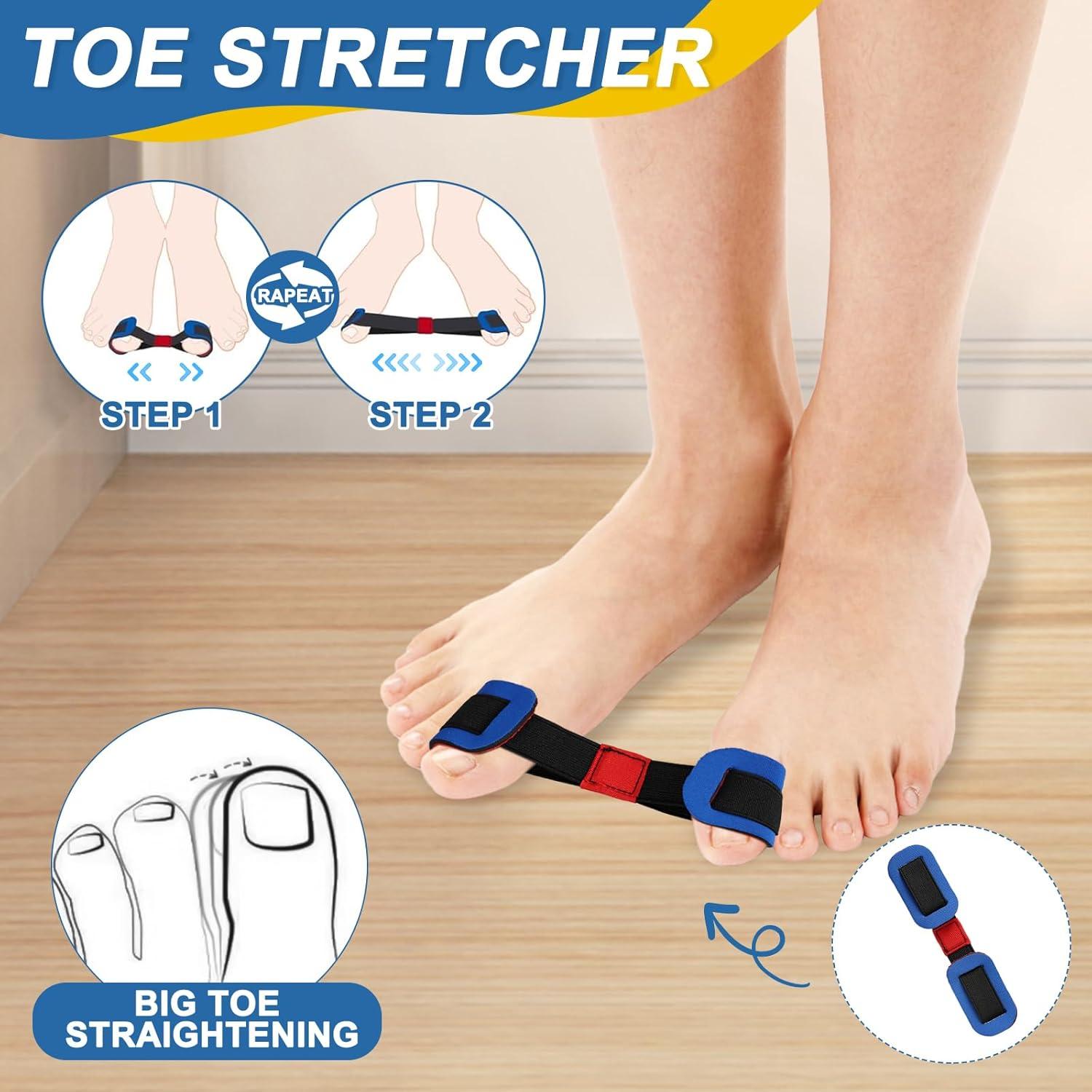 Libershine Hallux Valgus Correction 6-in-1 Set | Bunion Corrector & Day ...