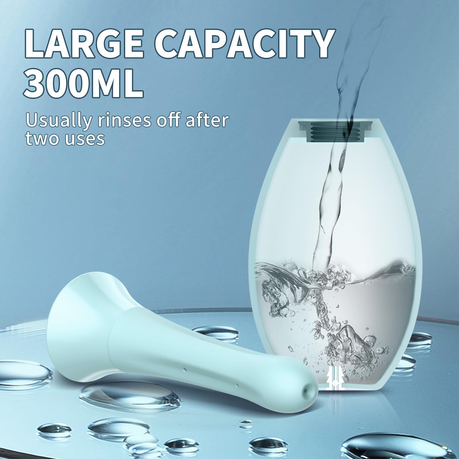 PropoDusche 245ml Portable Douche Enema Kit - Anti Back-Flow, 7-Hole Nozzle, Silicone Bulb for ...