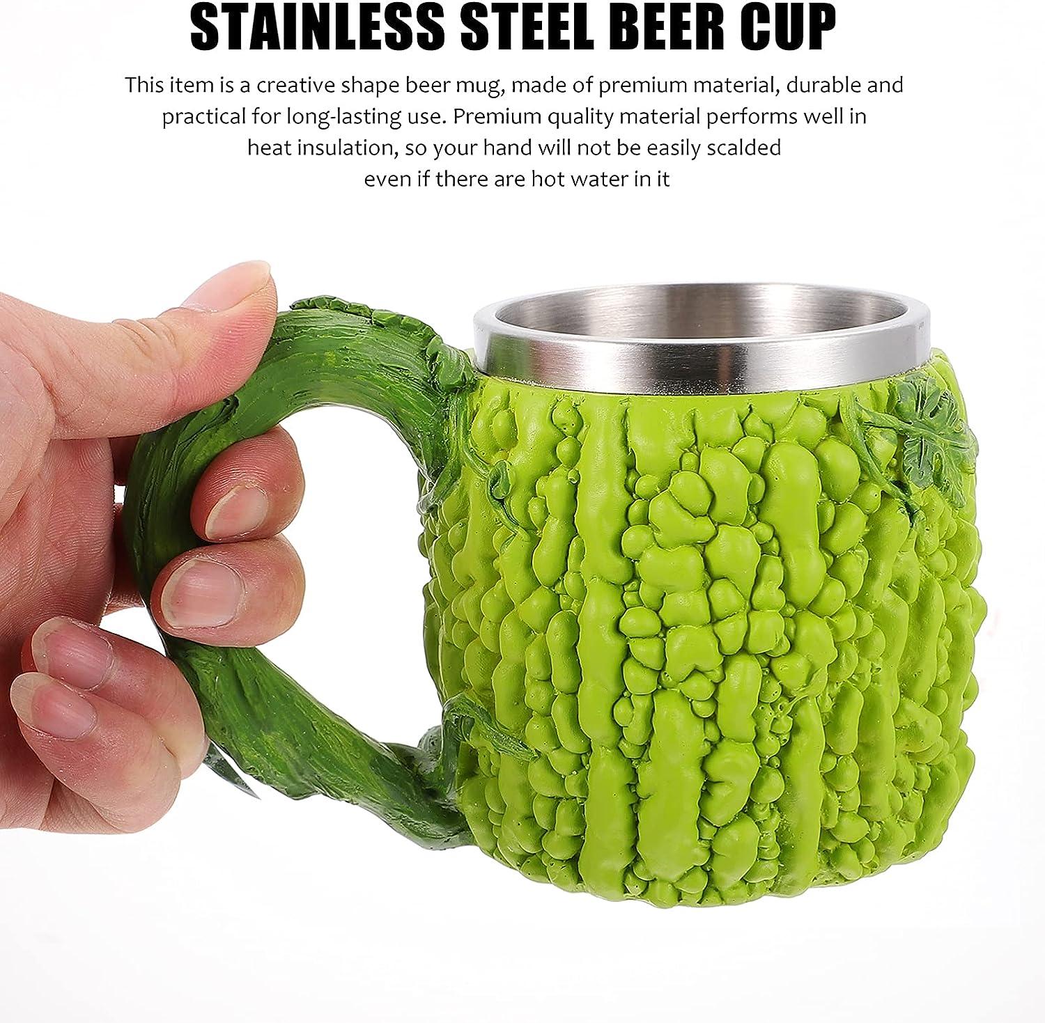BESPORTBLE Stainless Steel Beer Cup - Creative Vegetable Fruit Design ...