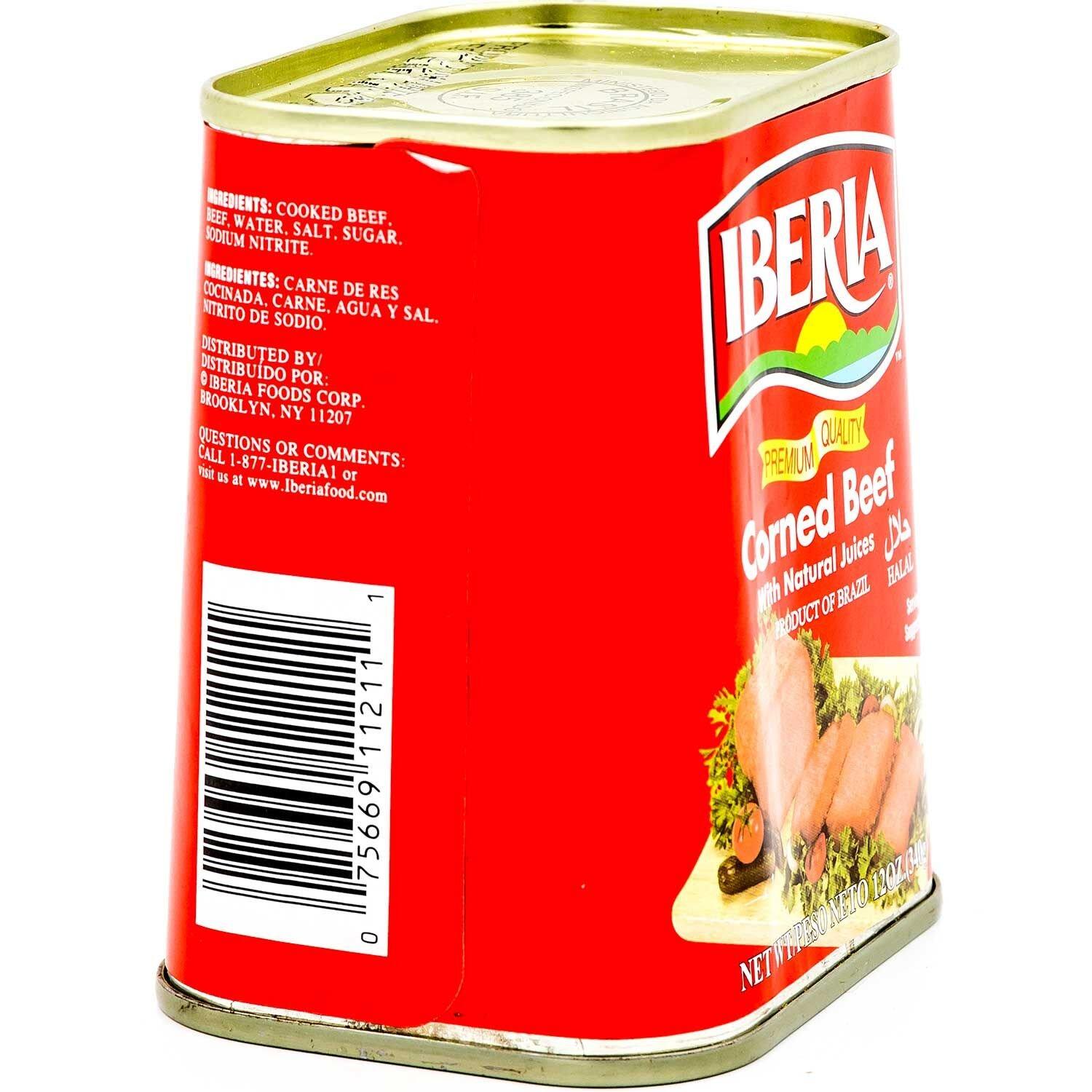 Iberia Corned Beef 12 oz - Premium Quality Halal Corned Beef with Natural Juices | Buy Now with ...