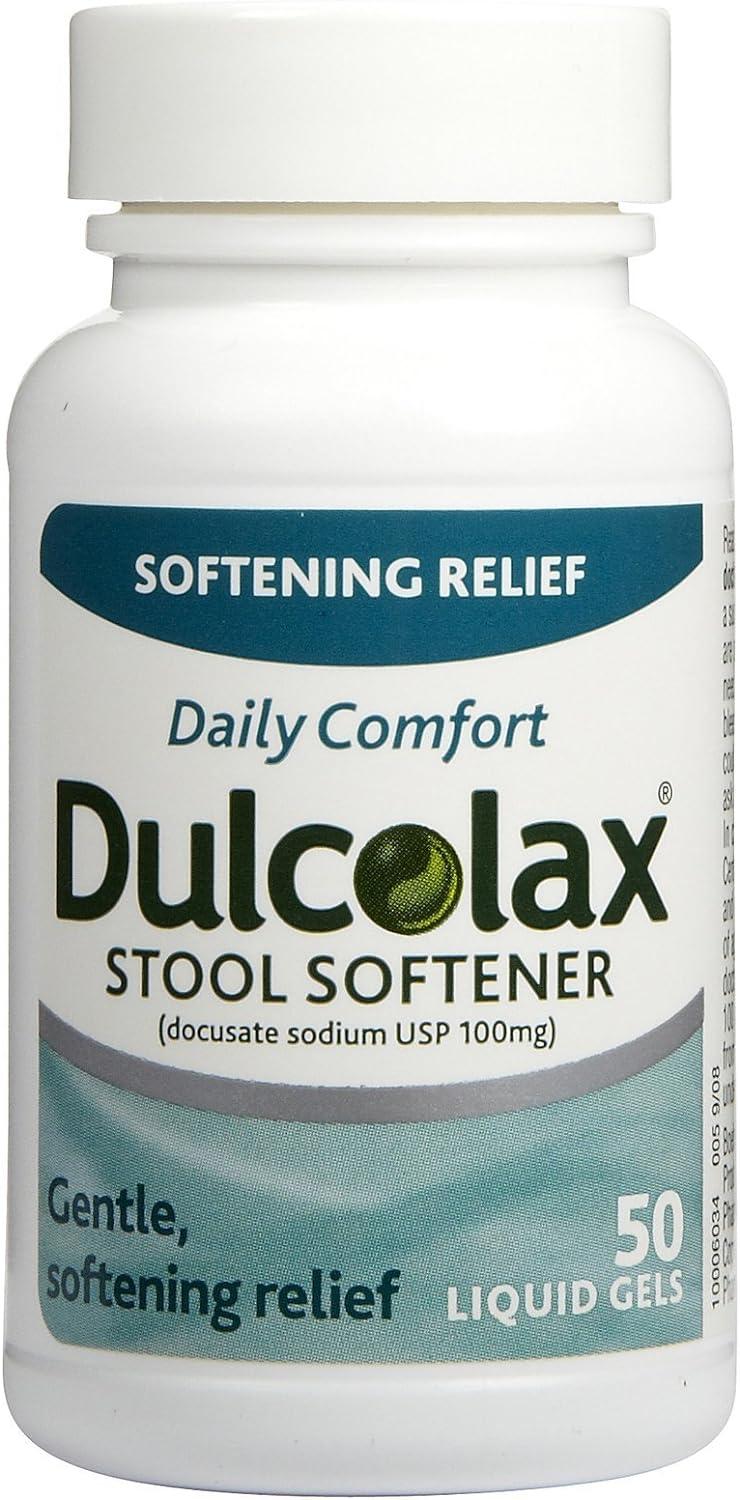 DulcoLax Stool Softener Sugar Free Liquid Gels - 50 Gels | Buy Now with ...
