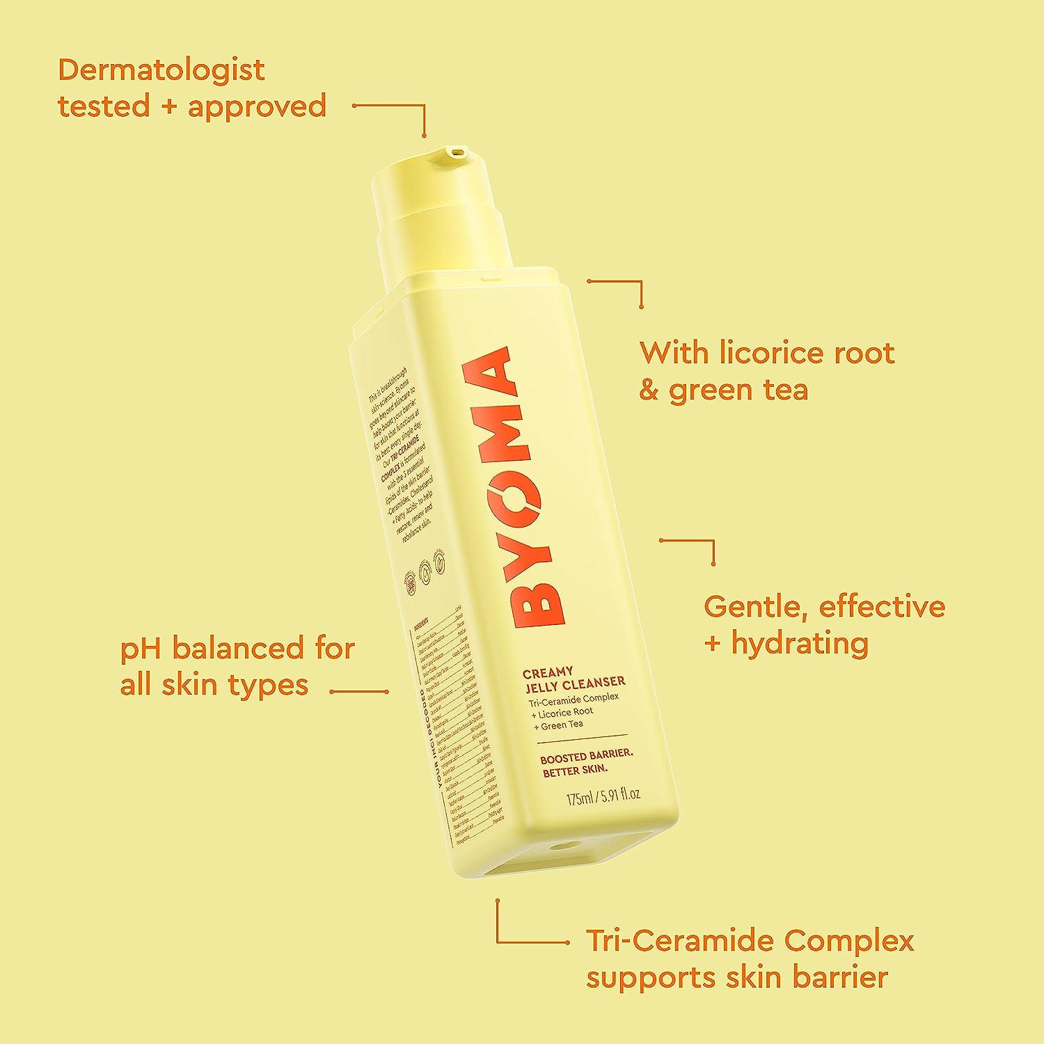 BYOMA Creamy Jelly Cleanser - Hydrating Face Wash for Smooth Skin - 5. ...