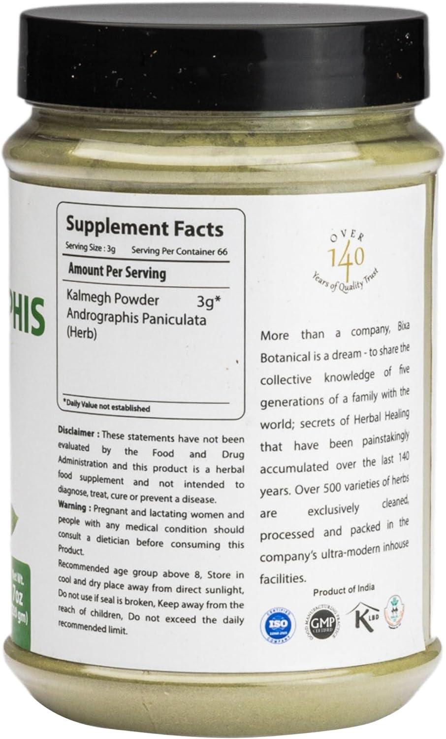 Andrographis Powder (Andrographis Paniculata) - Bitter Herb Kalmegh for ...