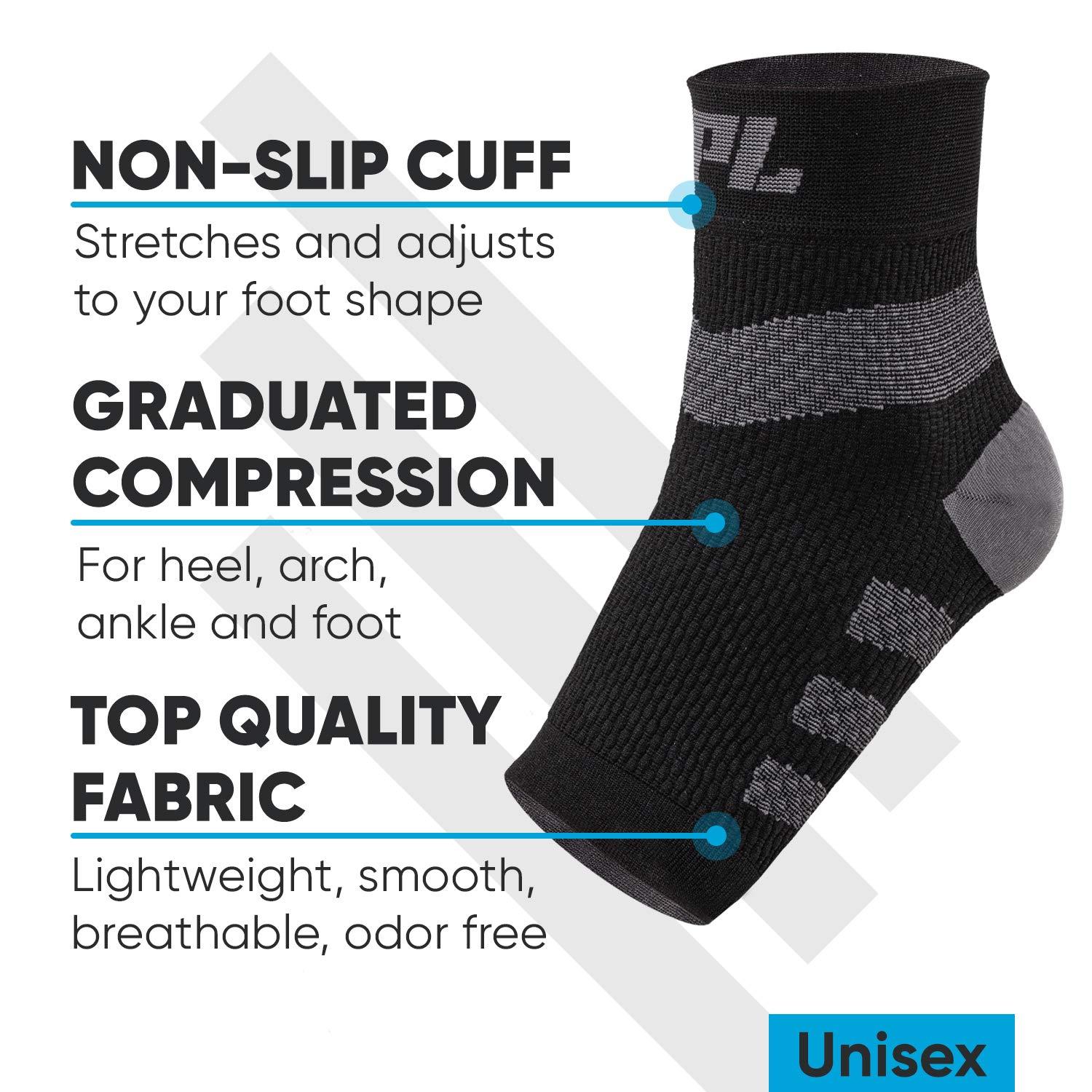 Powerlix Plantar fasciitis socks for Neuropathy (Pair) for Women & Men ...