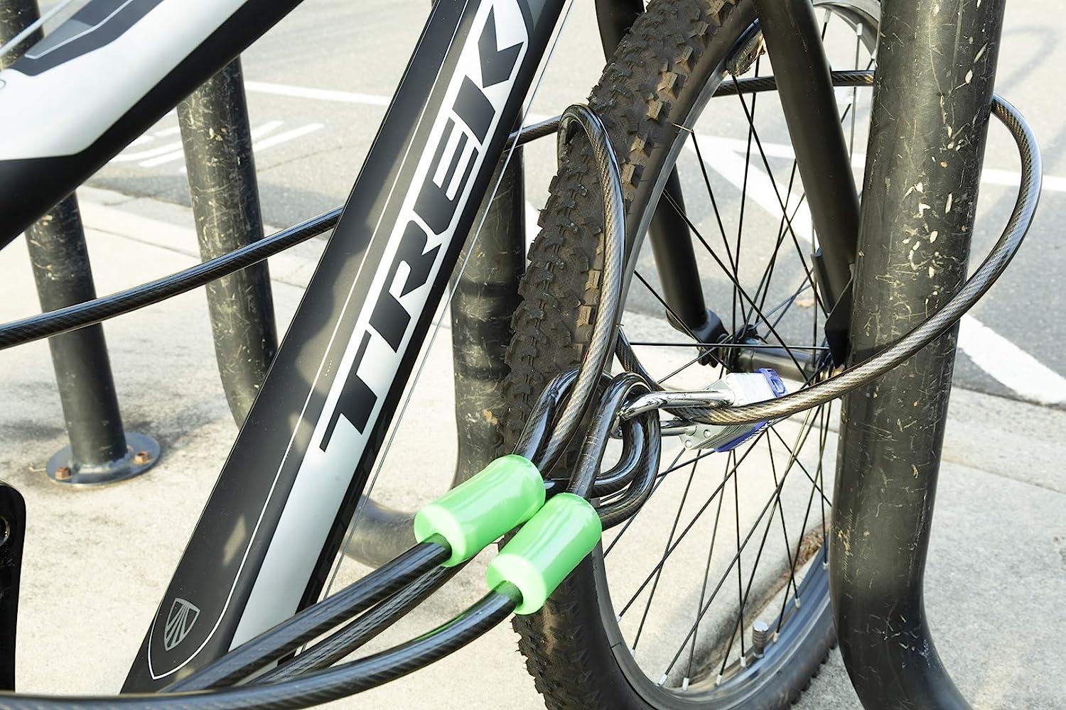 Vascer 15ft Bike Cable Lock - Heavy-Duty Anti-Theft Security Cable ...