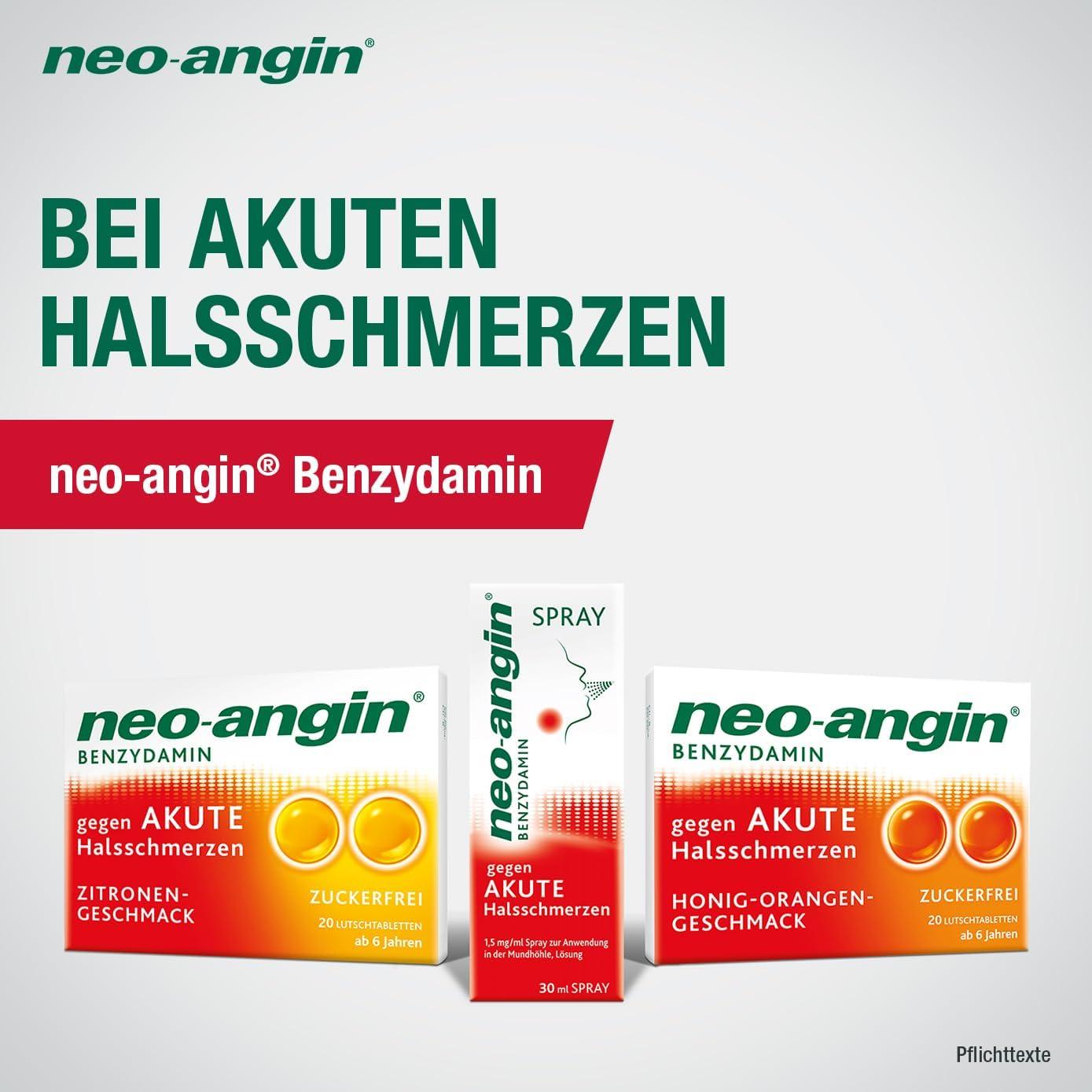 Neo-Angin Benzydamin Spray for Acute Sore Throat - Anti-Inflammatory ...
