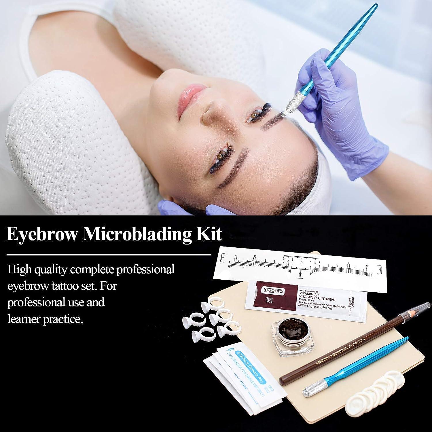 Fenshine Eyebrow Microblading Kit: Permanent Tattoo Practice Set with ...