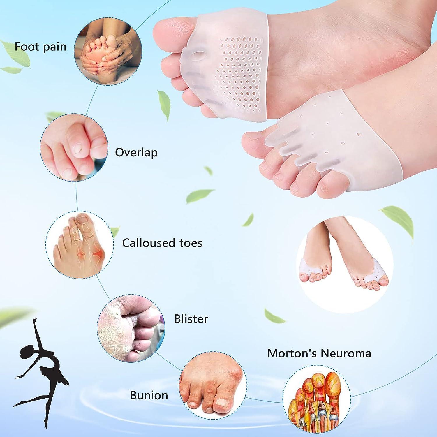 5-Hole Gel Toe Separator & 3-Hole Metatarsal Pillow - Blisters ...