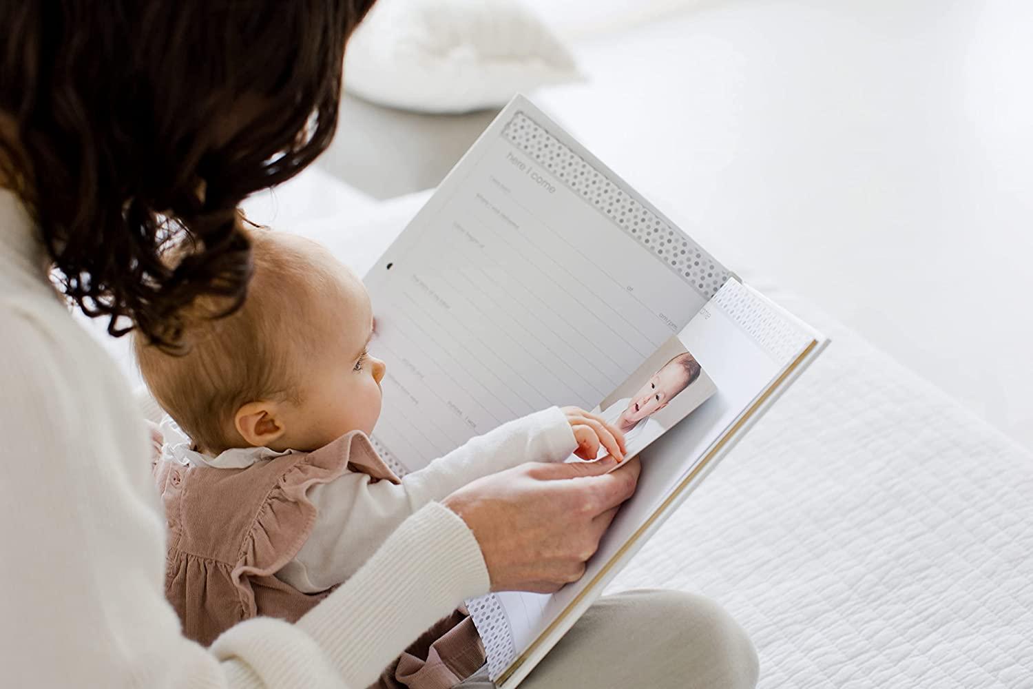 Pearhead First 5 Years Baby Memory Book - Gender-Neutral Baby Keepsake ...