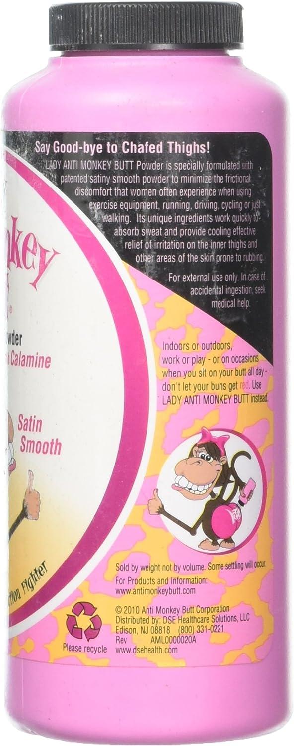 Anti Monkey Butt Lady Powder 6 Oz - Pack of 6 | Absorbent Formula for ...
