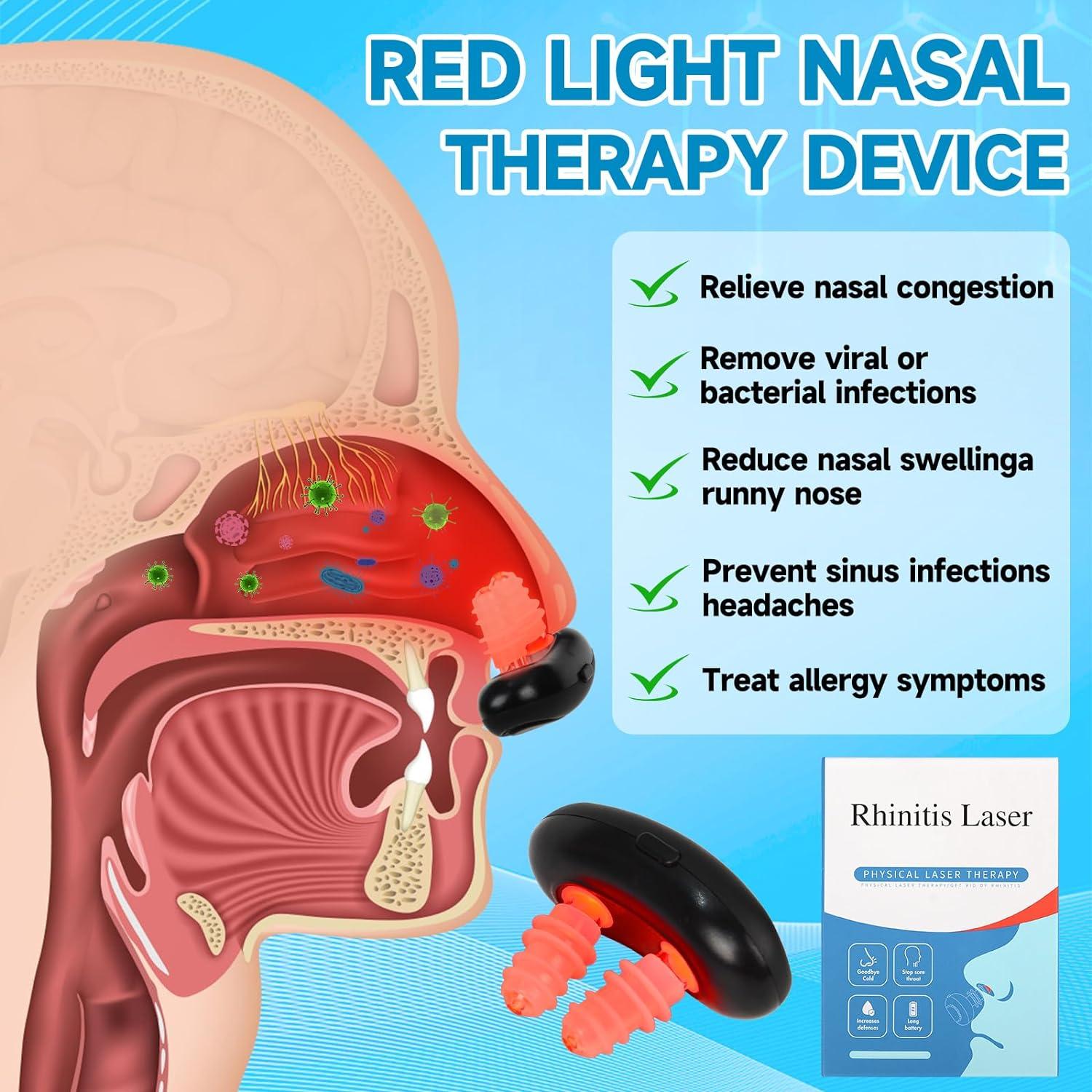 Respirelief Red Light Nasal Therapy Device - Fivfivgo Physiotherapy for ...