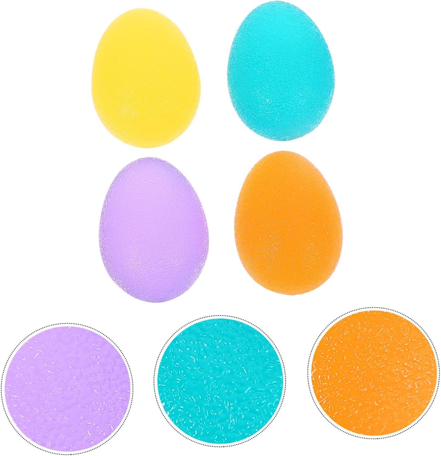 Toddmomy 4-Piece Handle Grip Balls - Hand Strength Training & Massage ...