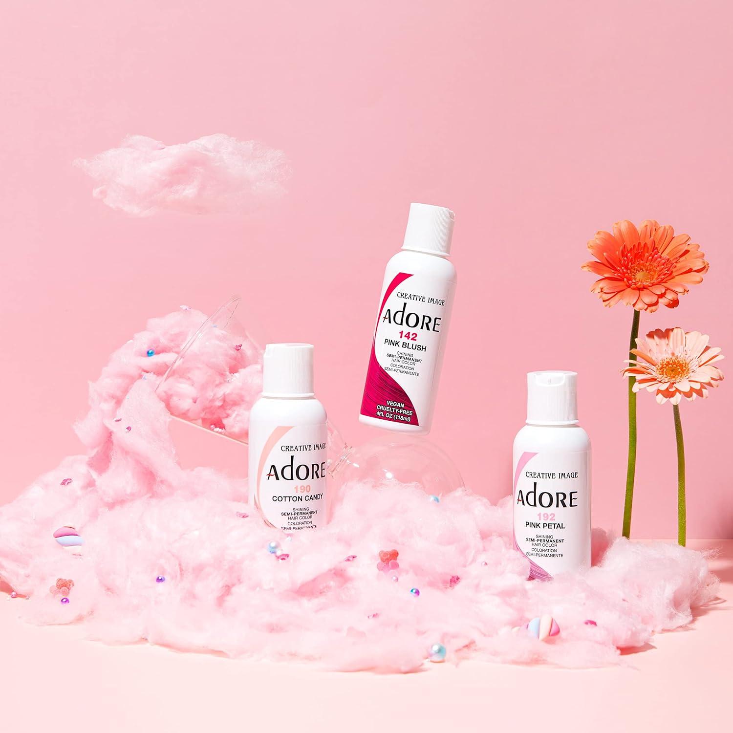 Adore Semi Permanent Hair Color 4 Fl Oz - Vegan and Cruelty-Free Dye in ...