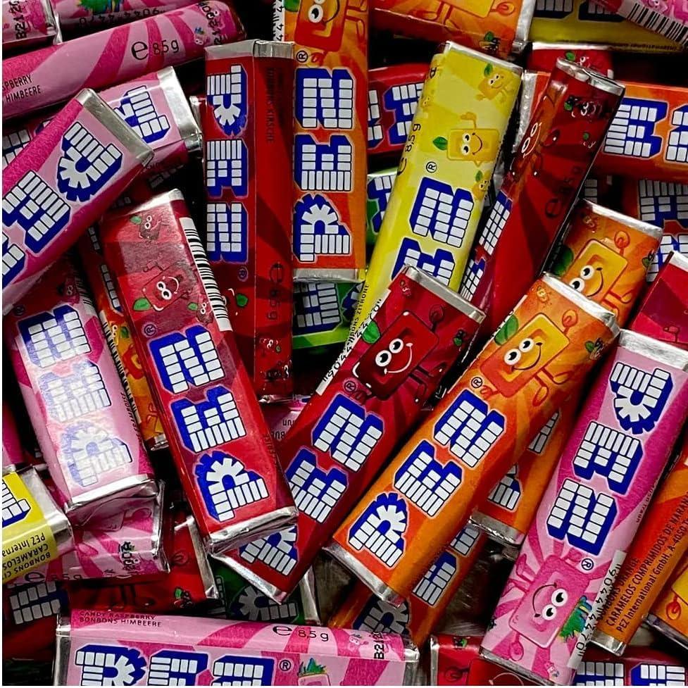 Pez Candy Refills - 50 x 8.5g packs - Fruit Flavoured Brick Sweets ...