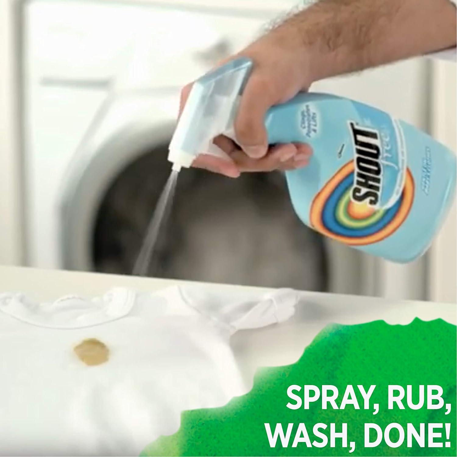 Buy Shout Free Laundry Stain Remover - 22oz Spray | Active Enzyme ...