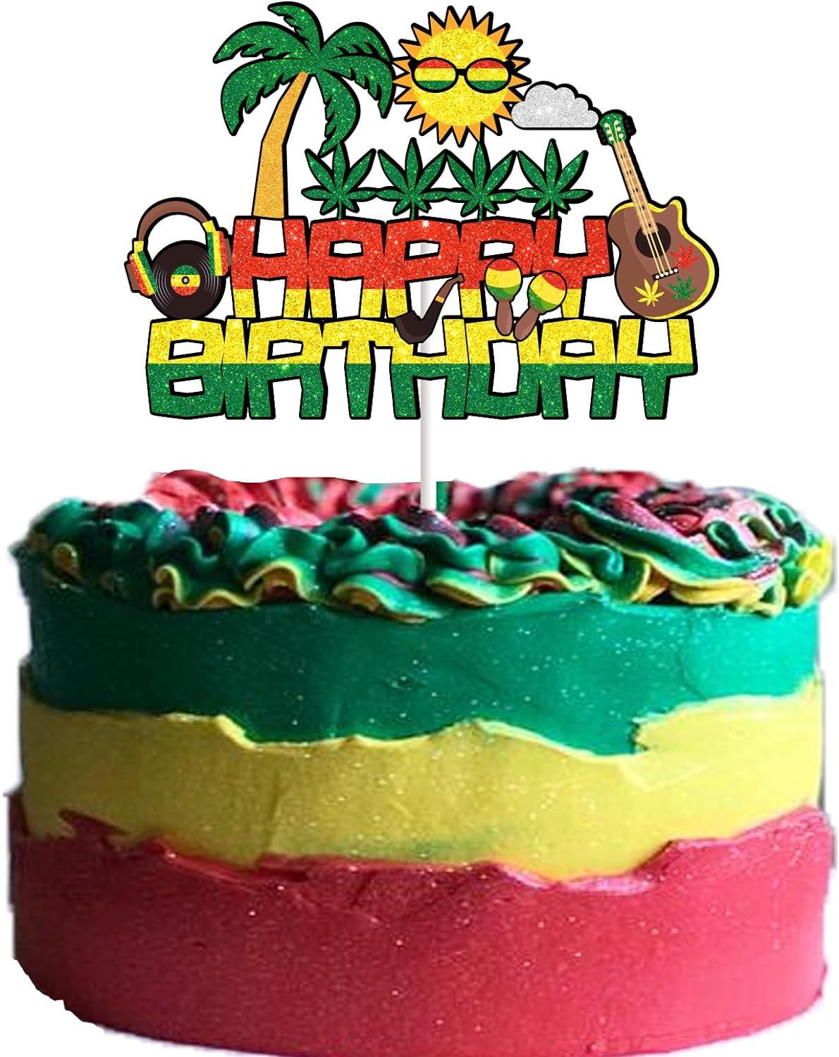 Weed Cake Topper for Adult Birthday Have a Dope Leaves 420 Theme Party ...