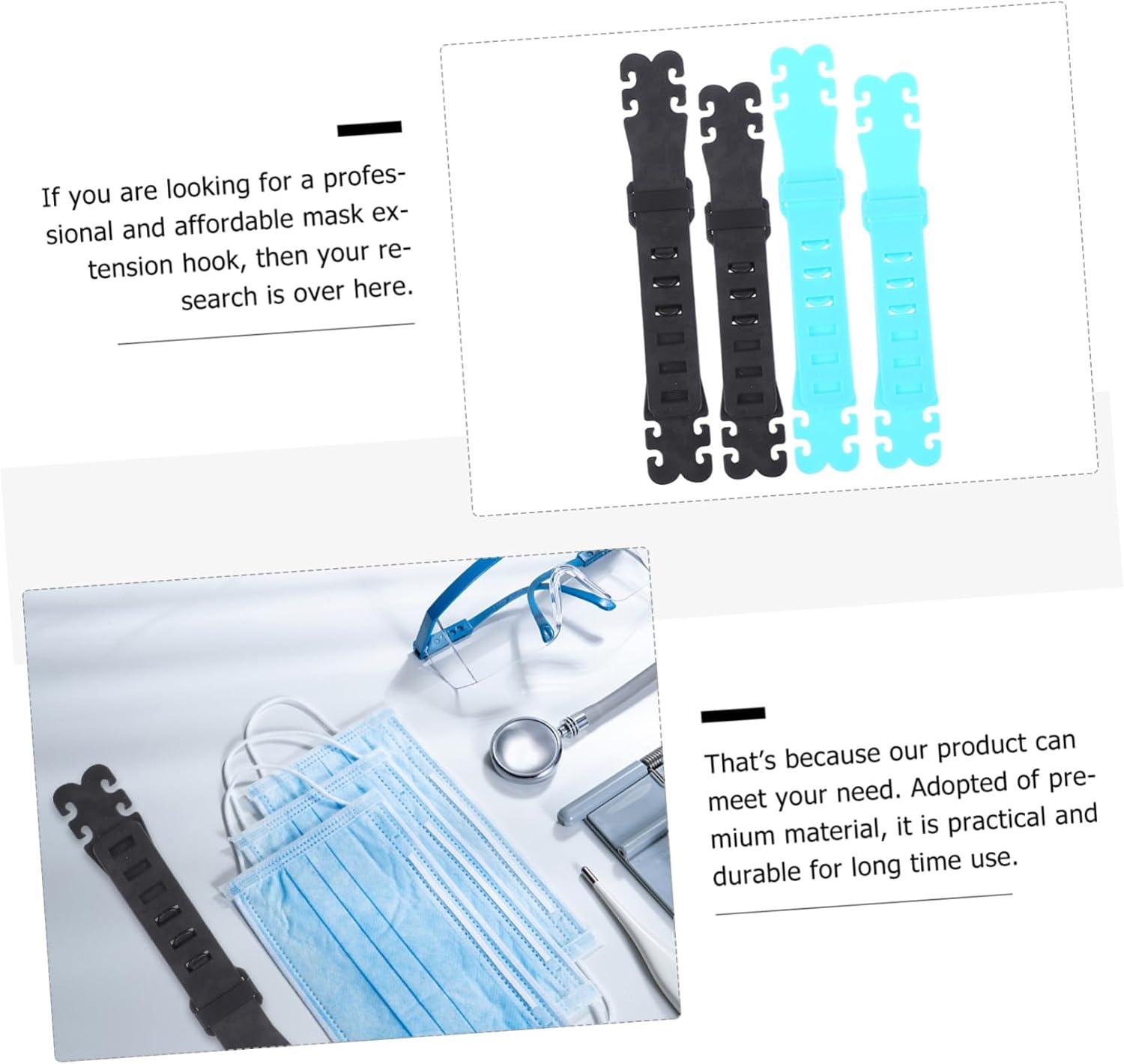 Buy BUIFULSIC 20S Adjustable Mask Clips for Kids - Slipproof Ear Hook ...