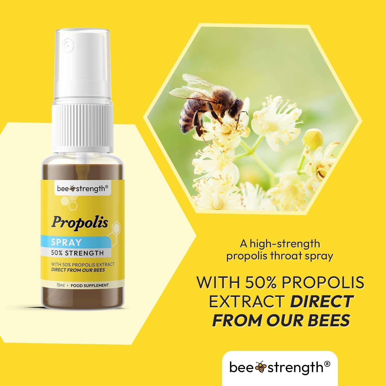 Bee Strength Caramel Propolis Spray | Alcohol-Free & High-Strength ...