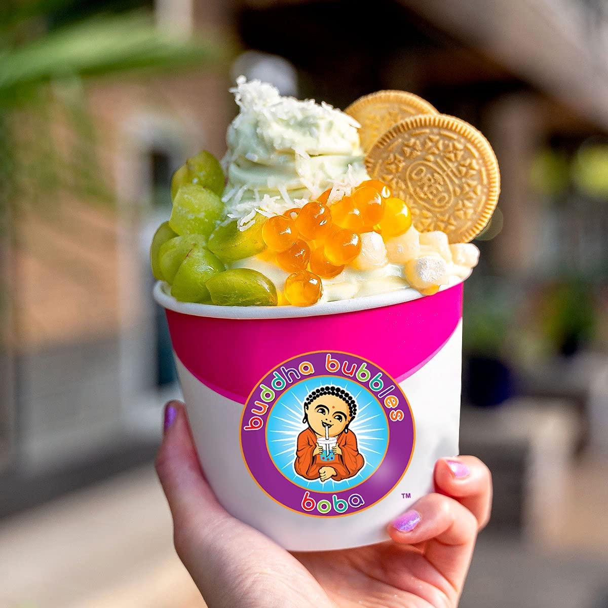 Blueberry Popping Boba Pearls - Buddha Bubbles Boba Dessert Topping ...