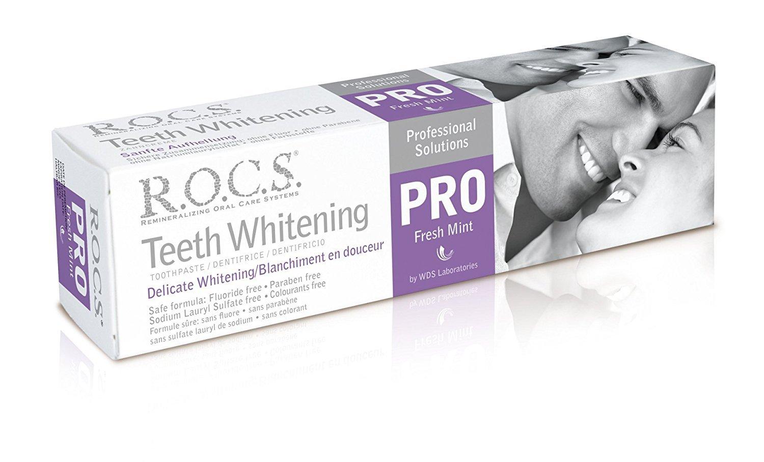 ROCS Pro Gentle Whitening Fresh Mint Toothpaste 100ml - International ...