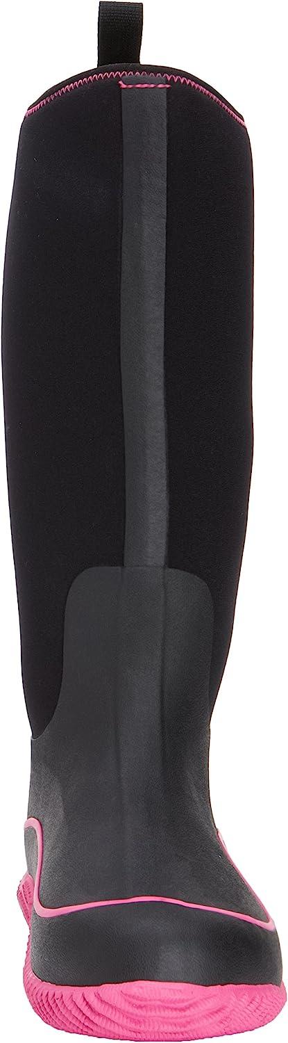 Muck Boots Hale Women's Rubber Boot - Size 8, Black/Hot Pink | Buy Now ...