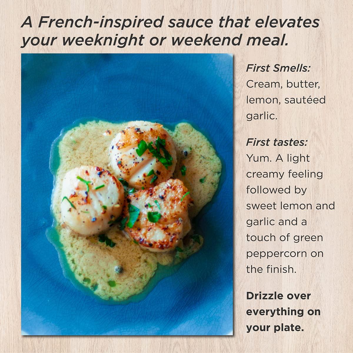 Le Sauce Gourmet White Wine Lemon Garlic Finishing Sauce - 2 Pack (8 oz ...