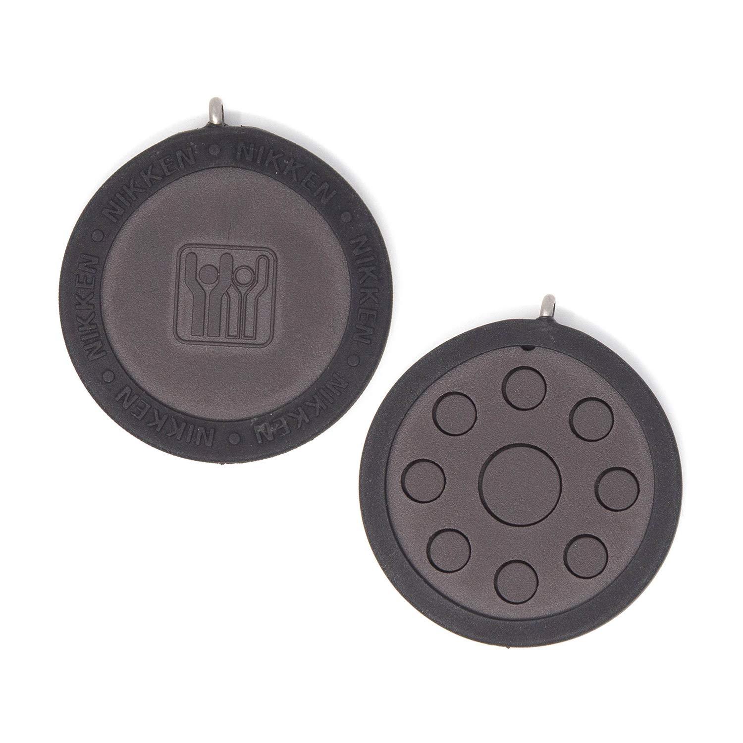 Nikken 1 PowerChip Medallion Charm - 1450 Black | Magnetic Therapy for ...