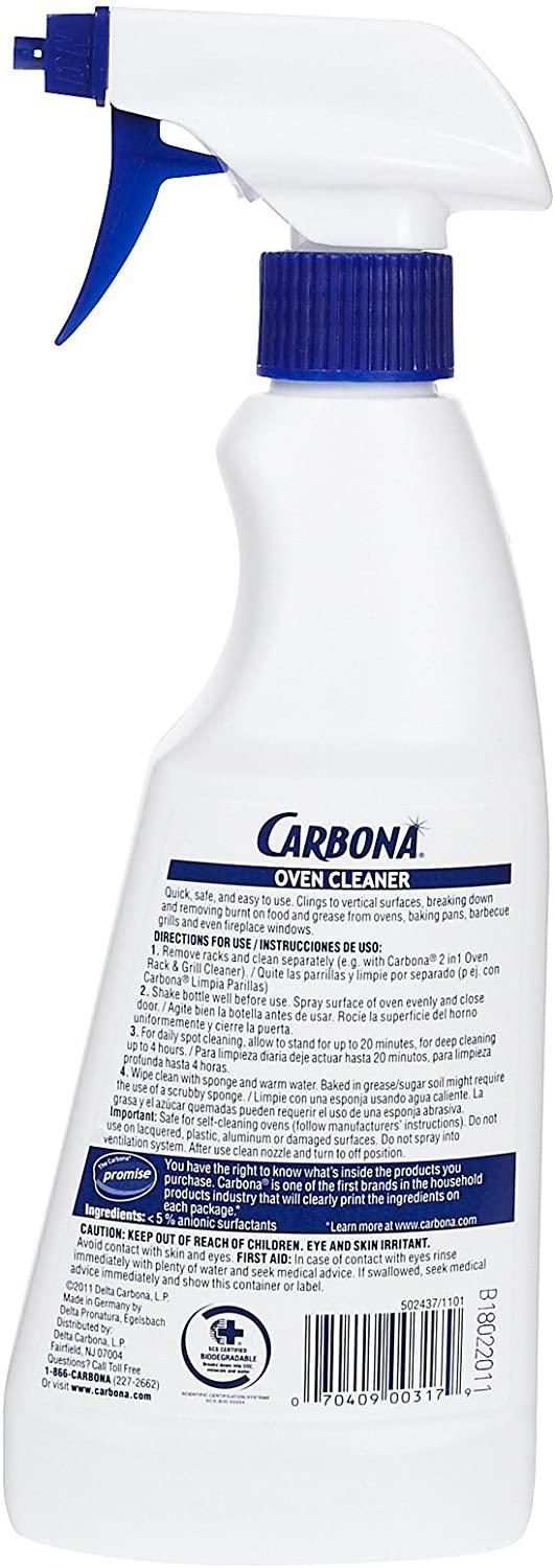 Carbona Oven Cleaner 16.8 fl oz - Grease & Stain Fighting Formula ...